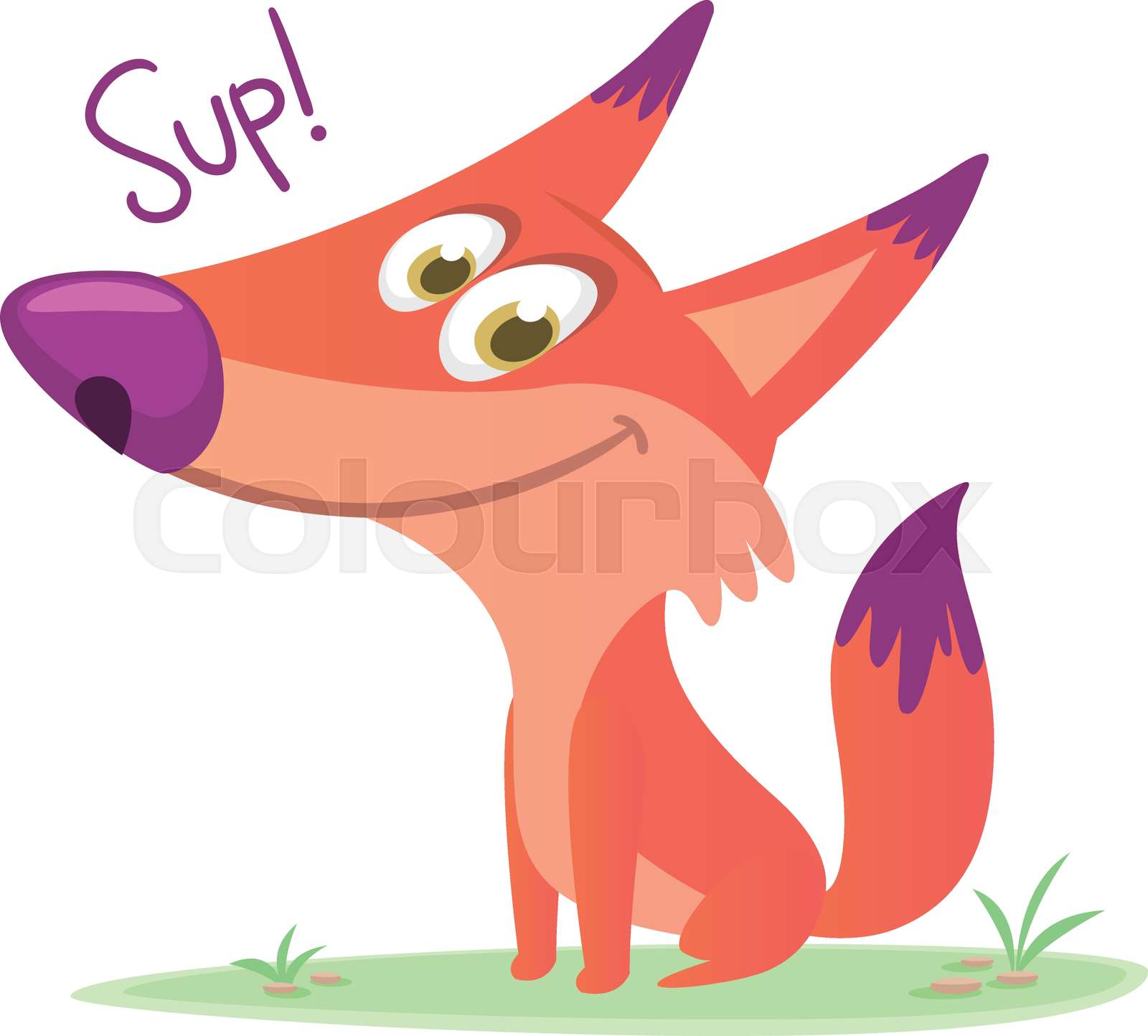 Sneaky Fox Clipart
