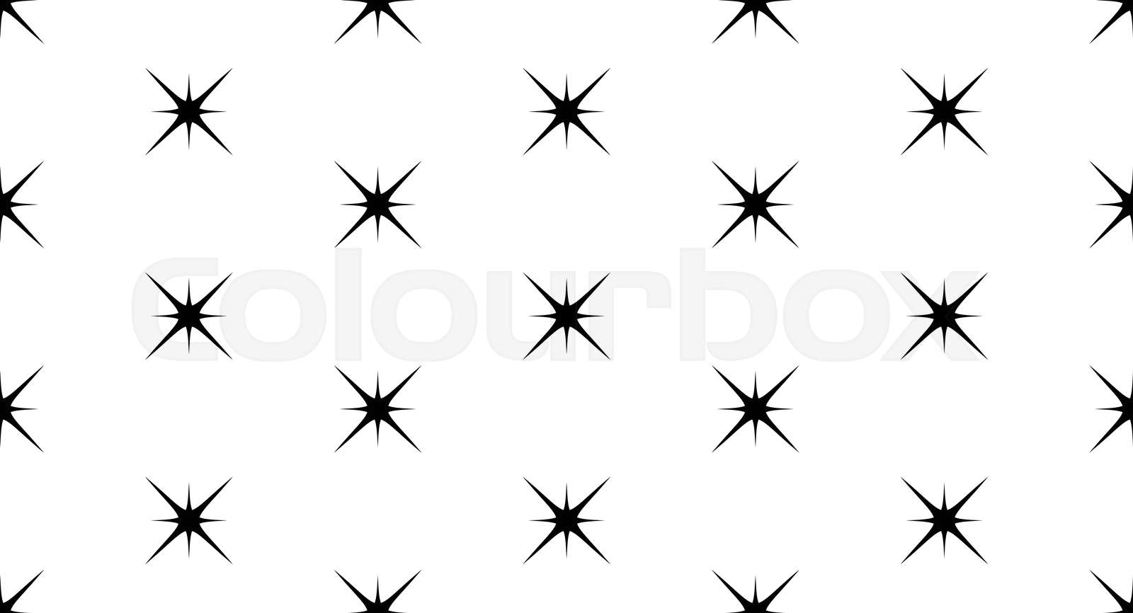 Seamless pattern with Star light | Stock vector | Colourbox