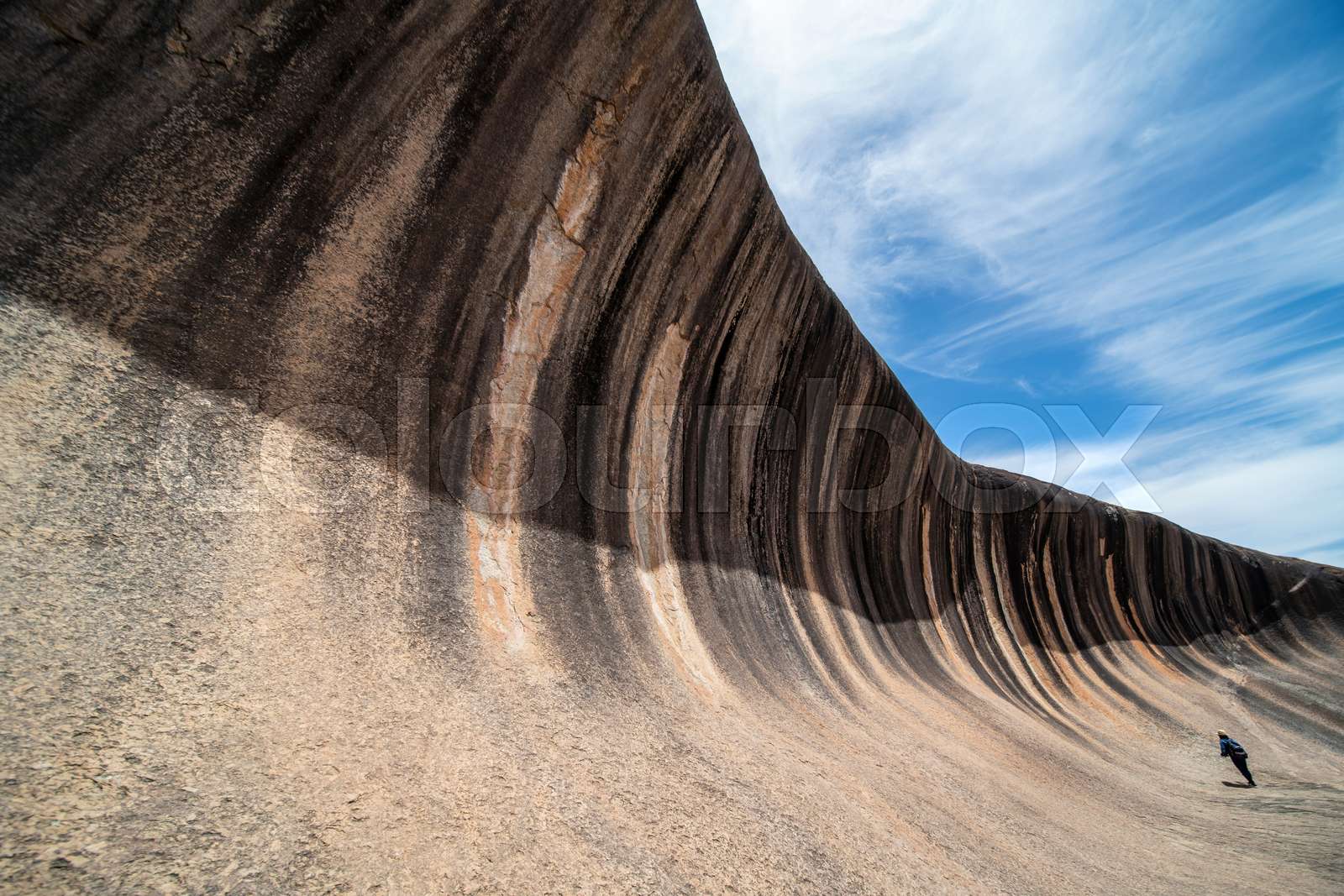 outdoors, sandstein, welle | Stock Bild | Colourbox