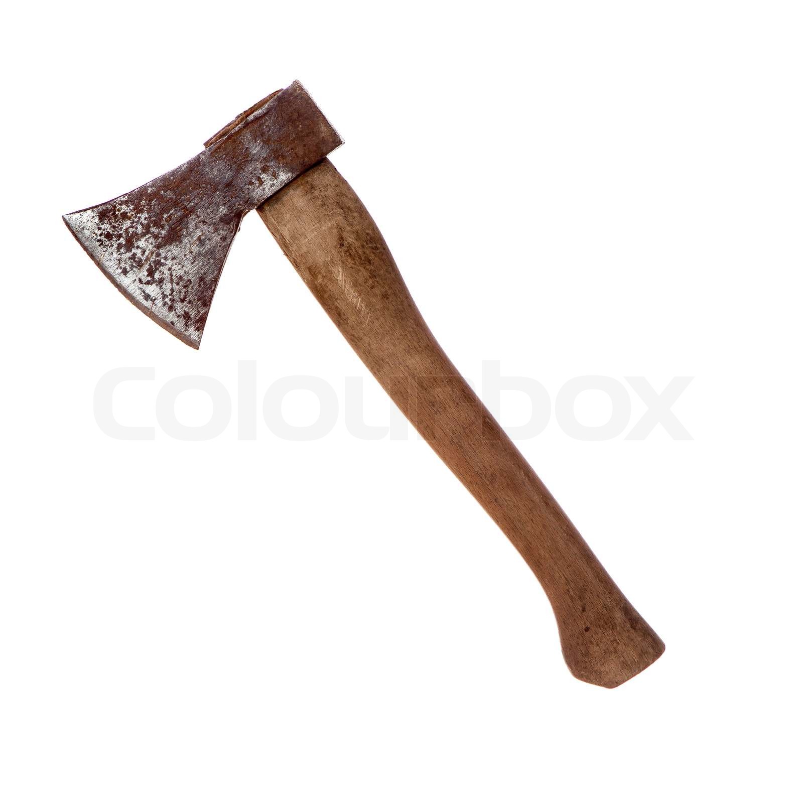 Old rusty axe | Stock image | Colourbox