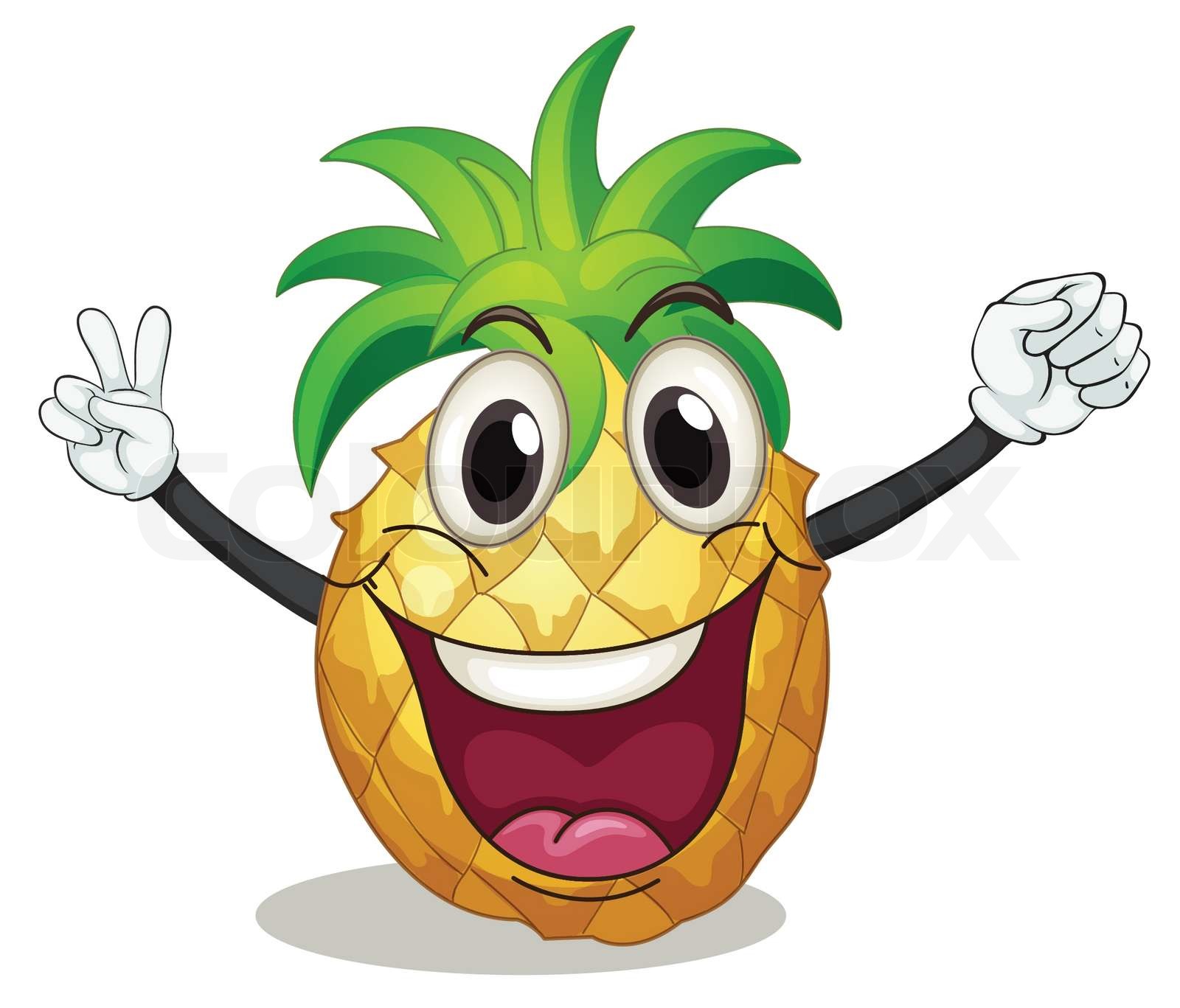 Ananas | Stock-Vektor | Colourbox