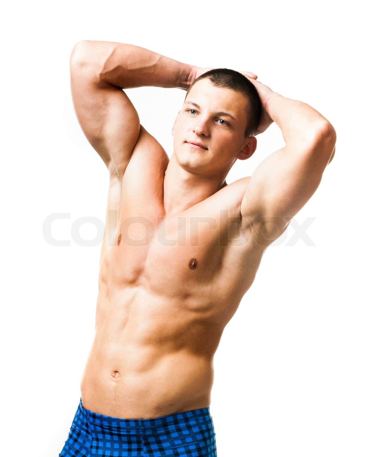 muscular man | Stock image | Colourbox