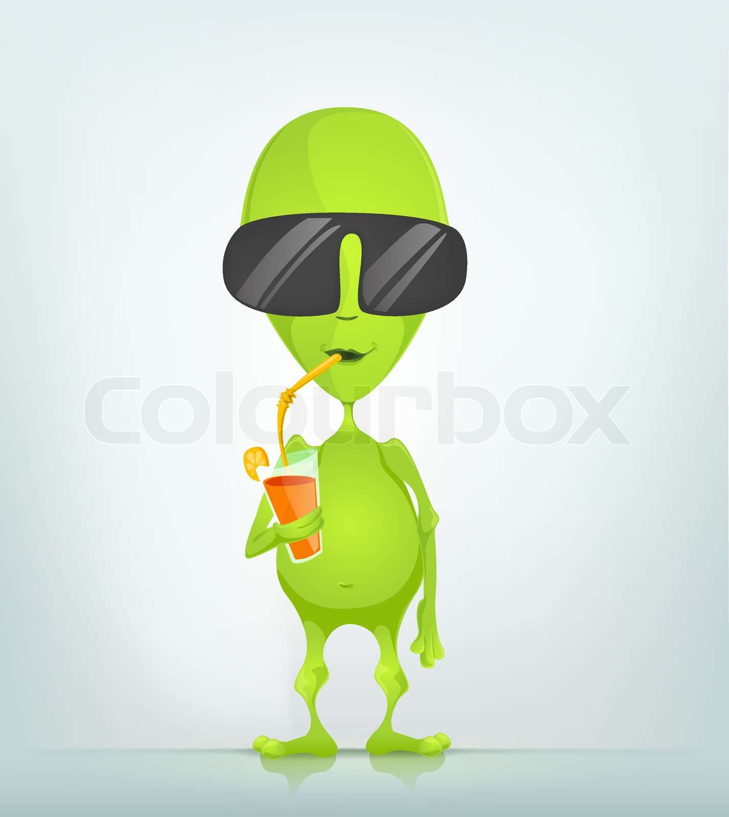Funny Alien | Stock vector | Colourbox