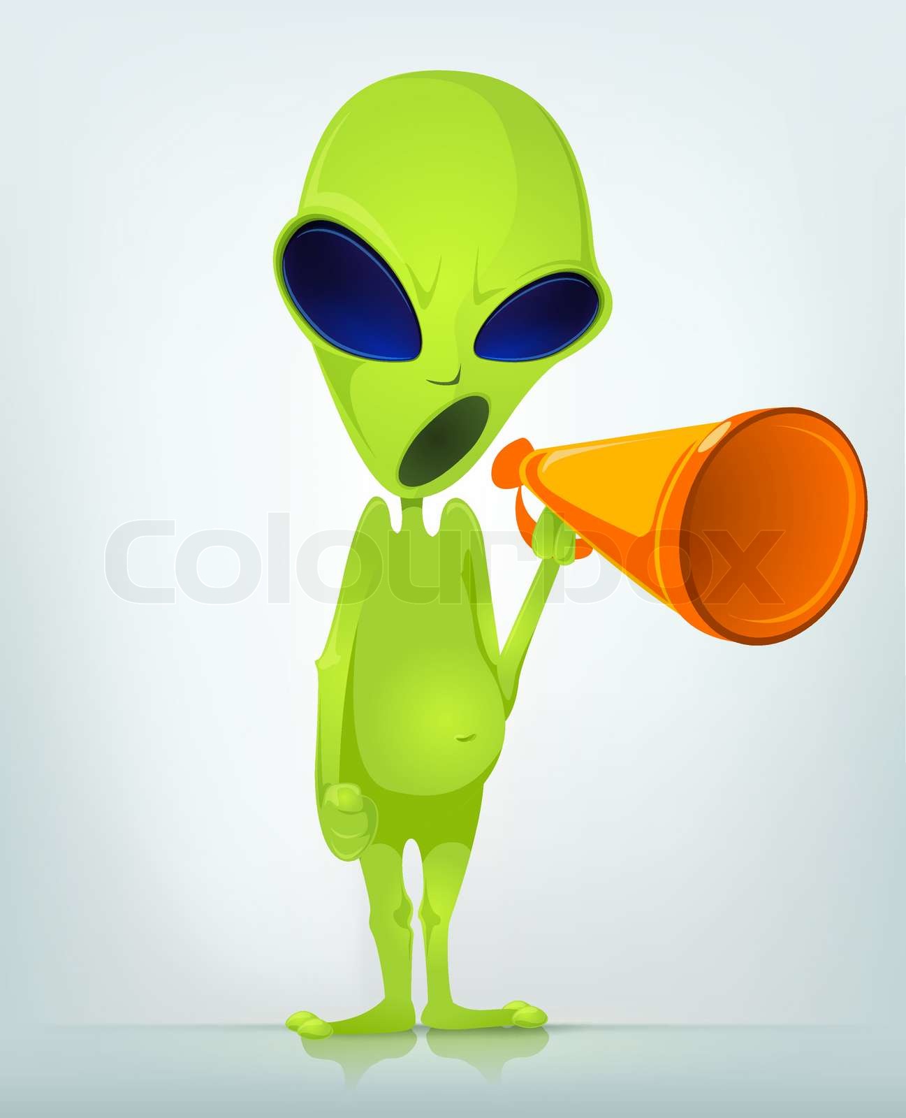 Funny Alien | Stock vector | Colourbox