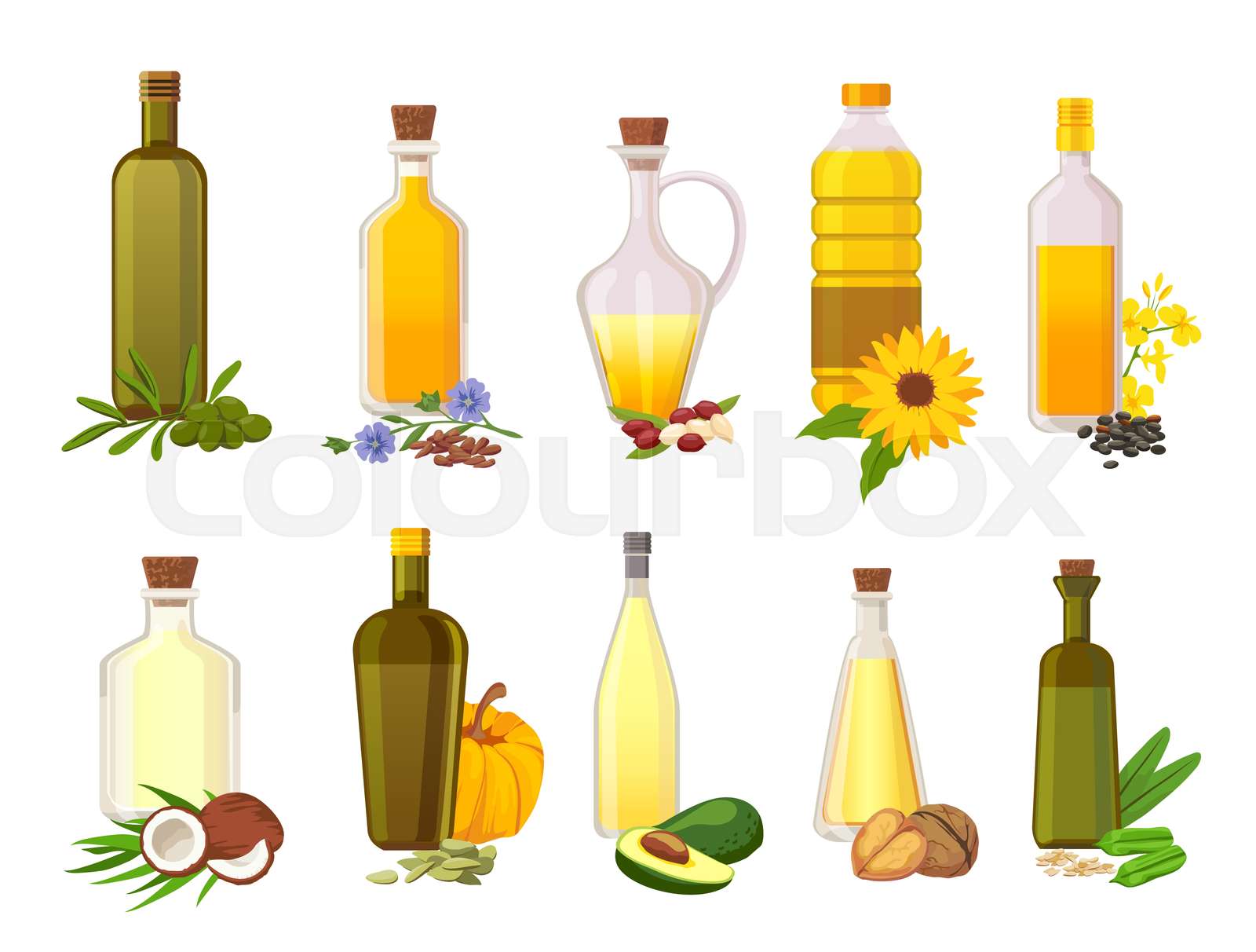 Oil Bottle Clipart