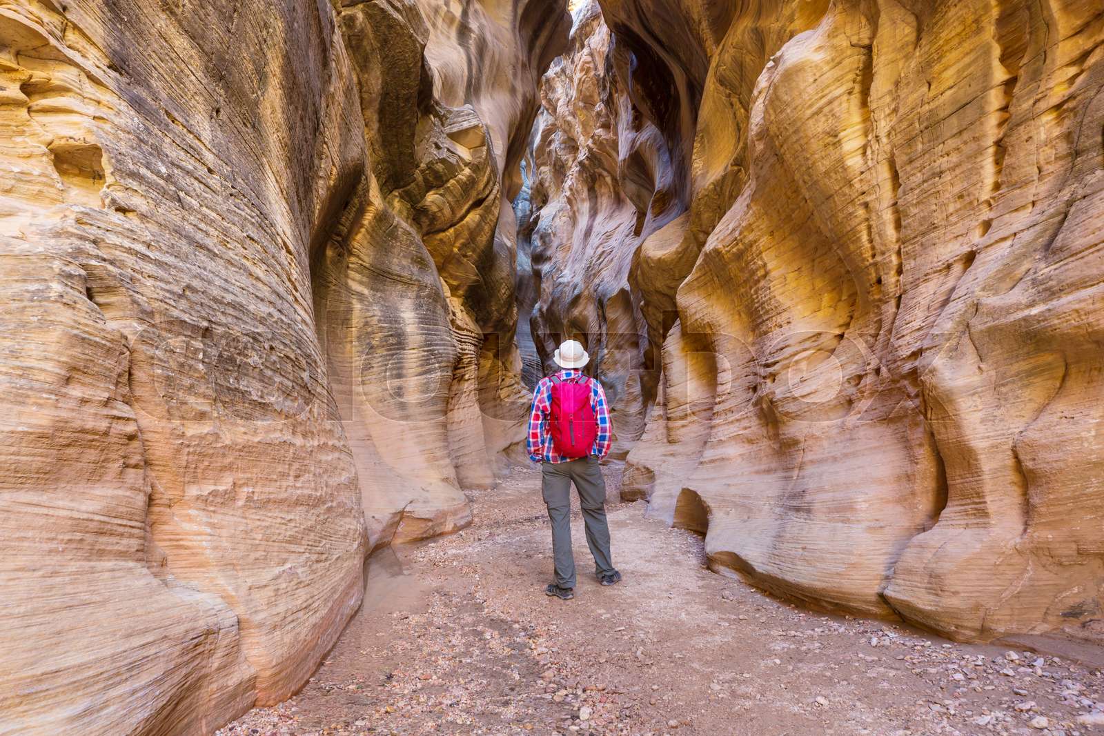Slot canyon | Stock image | Colourbox