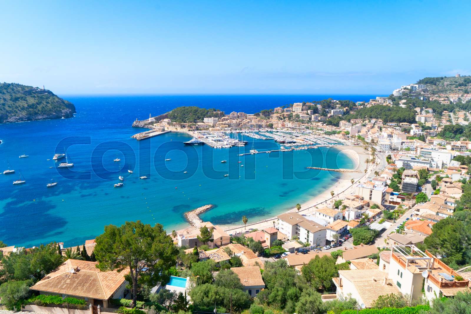 Port Soller, Mallorca | Stock image | Colourbox