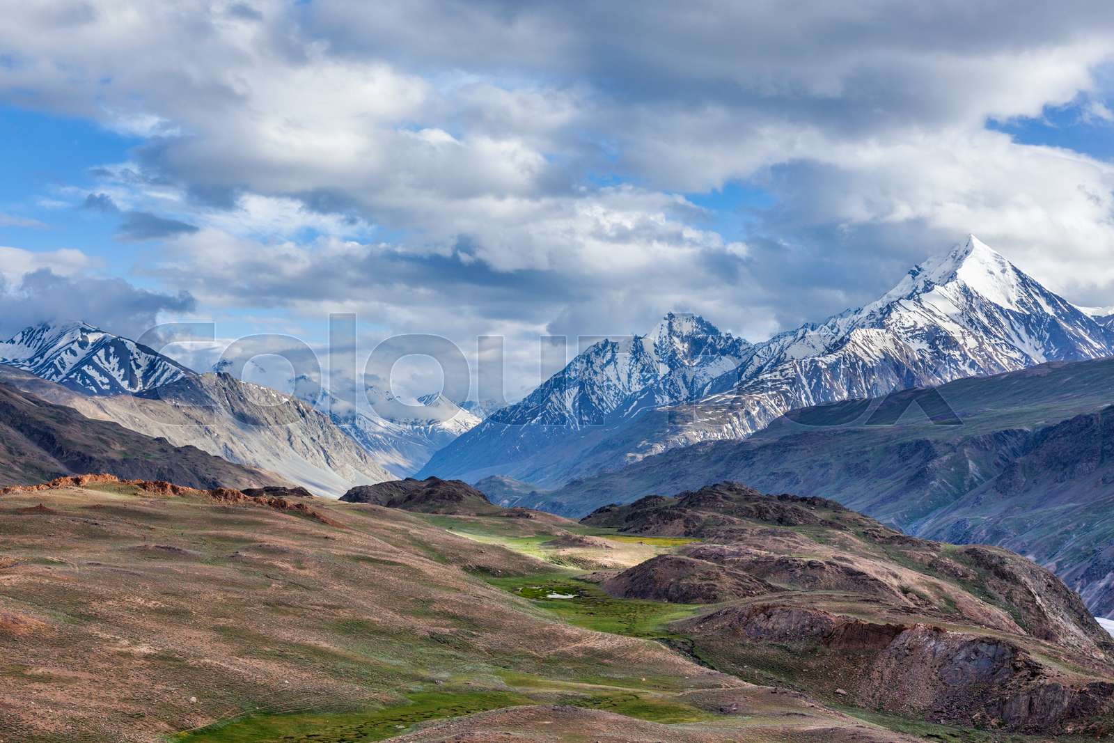 Small lake in Himalayas | Stock image | Colourbox
