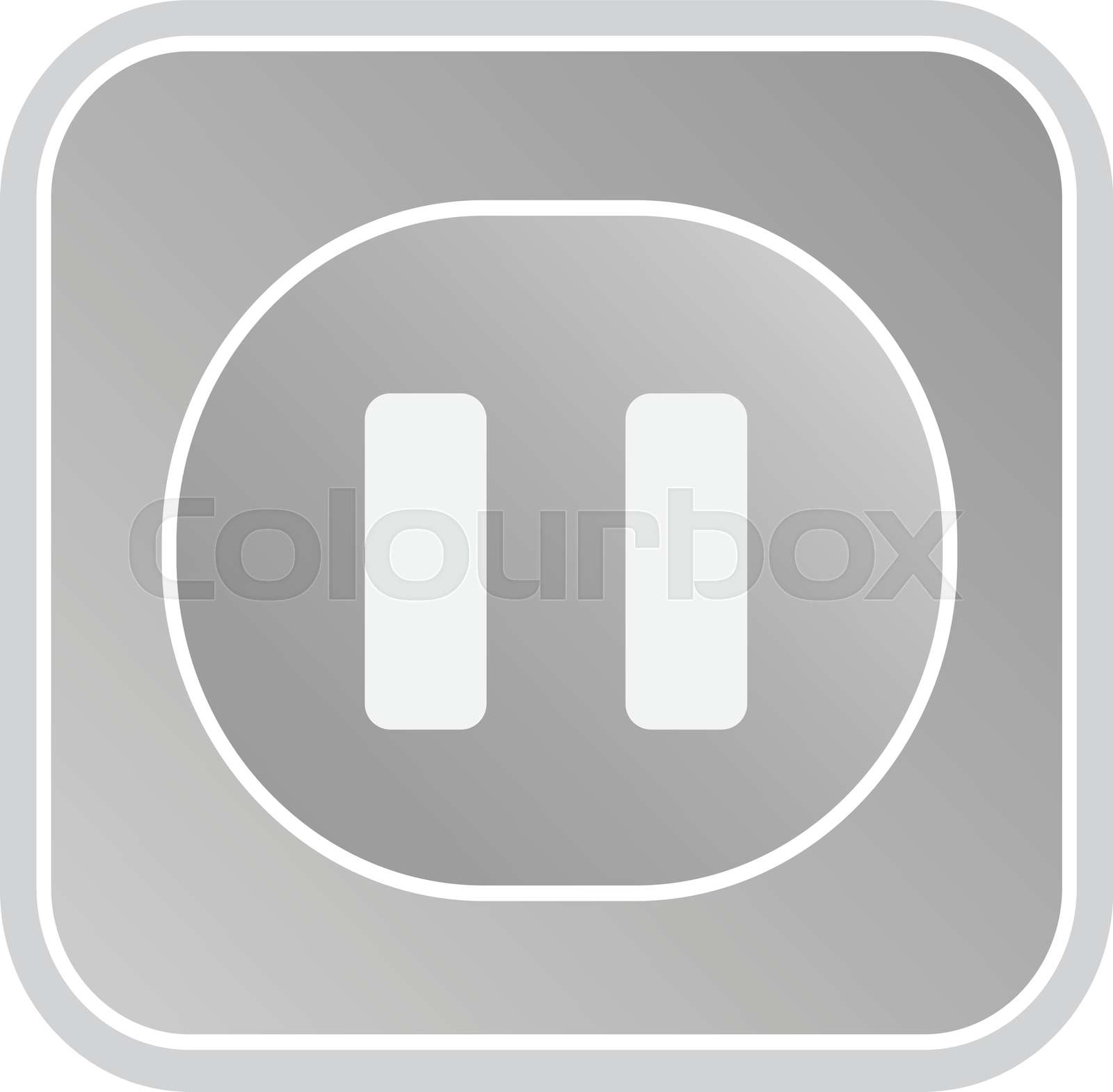Electrical outlet icon sign symbol design | Stock vector | Colourbox