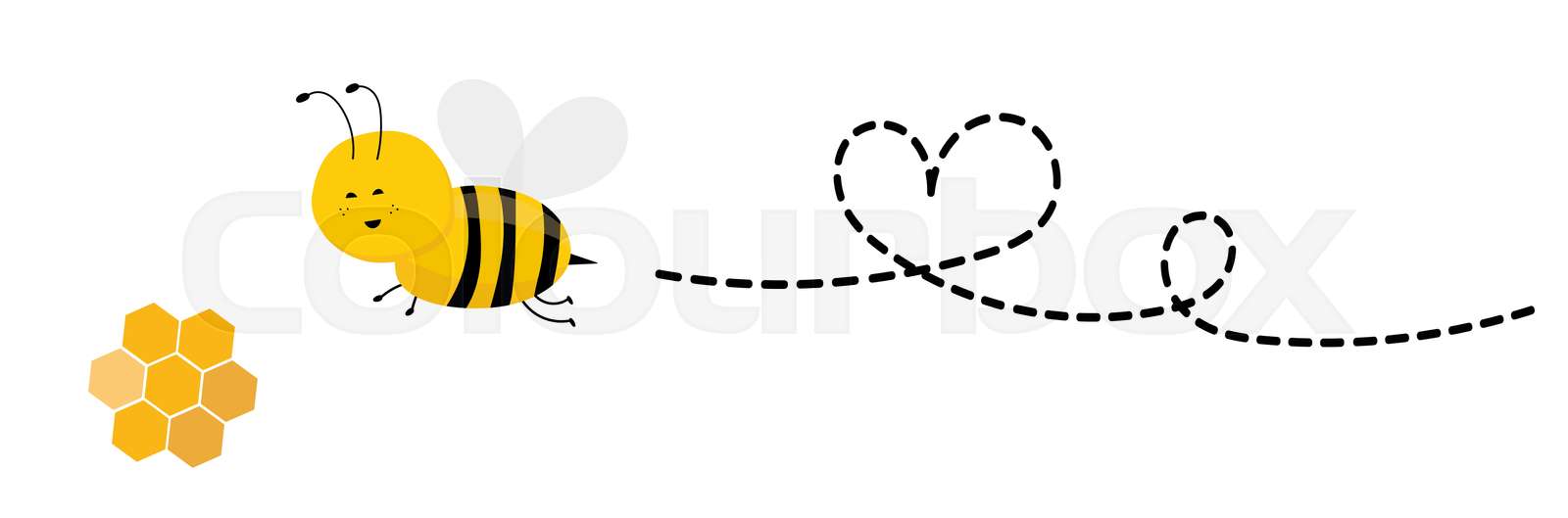 Cartoon bees design | Stock vector | Colourbox