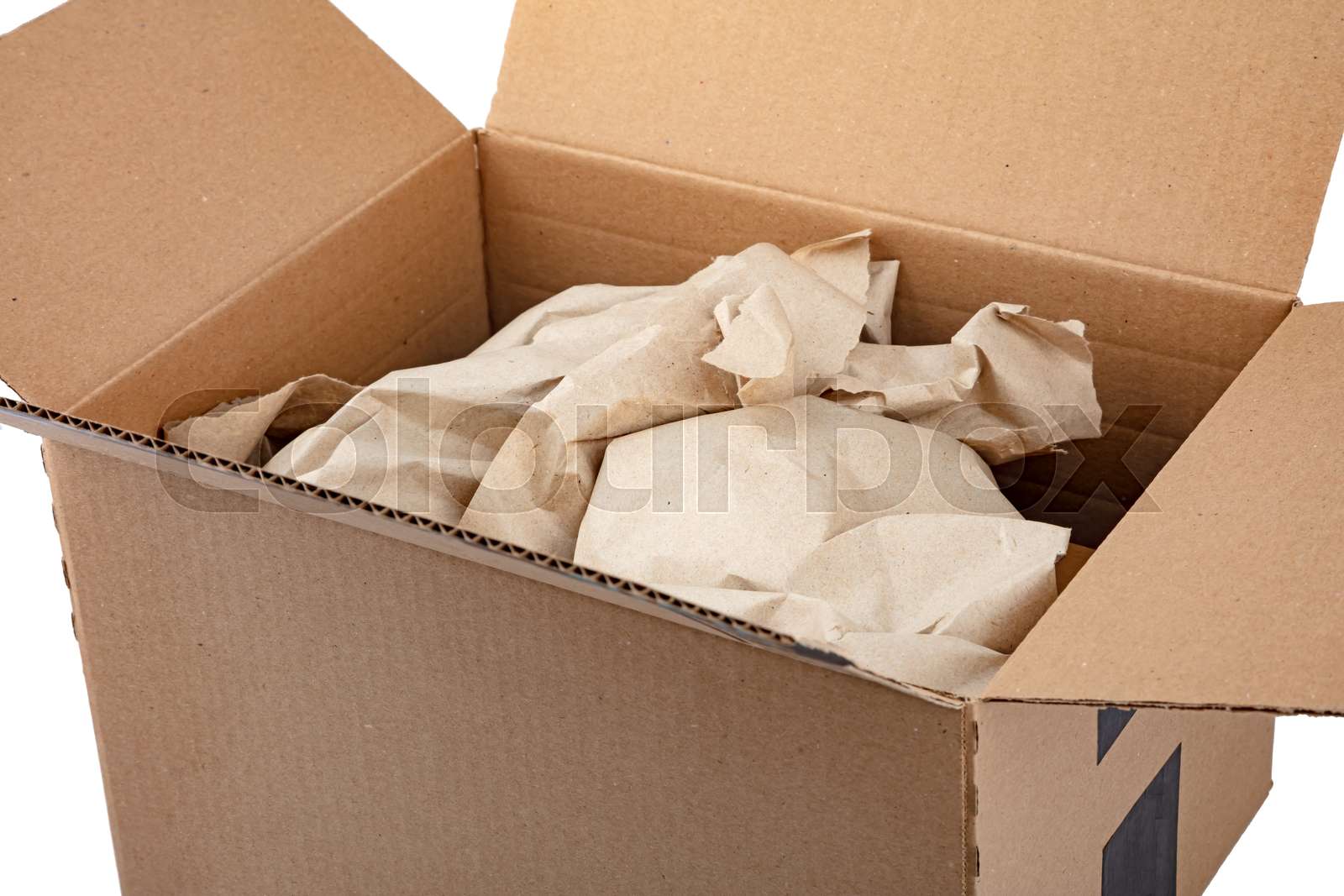 Open Shipping Box | Stock image | Colourbox