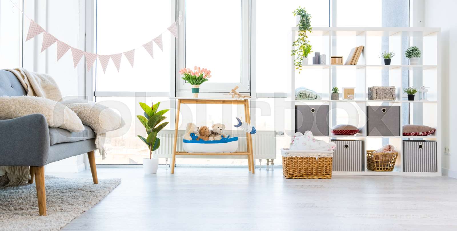 Room interior with organizer | Stock image | Colourbox