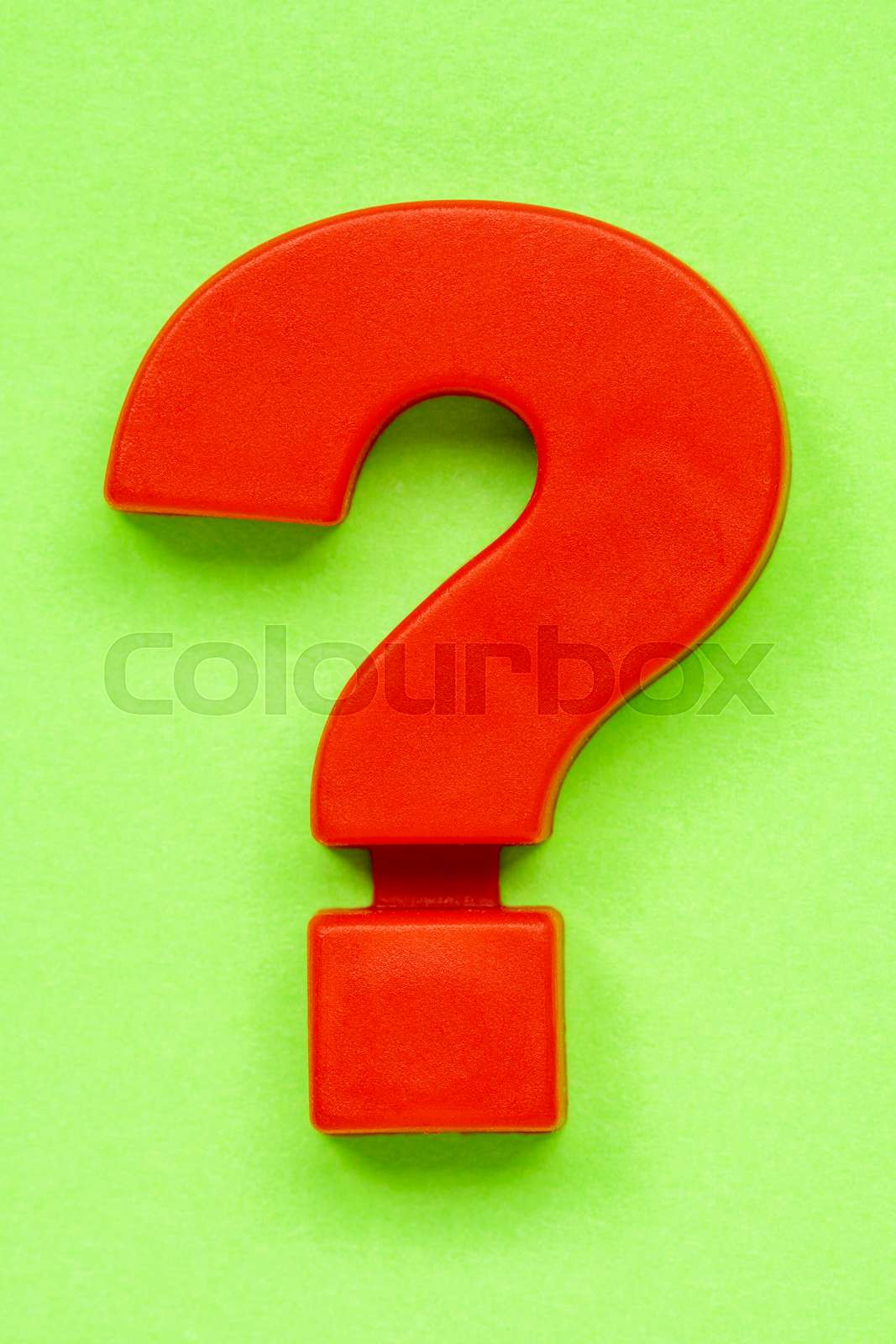 Red plastic question mark | Stock image | Colourbox Red plastic question mark | Stock image | Colourbox