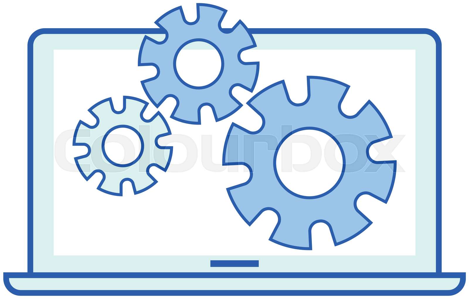 indstilling, komponent, tech | Stock vektor | Colourbox