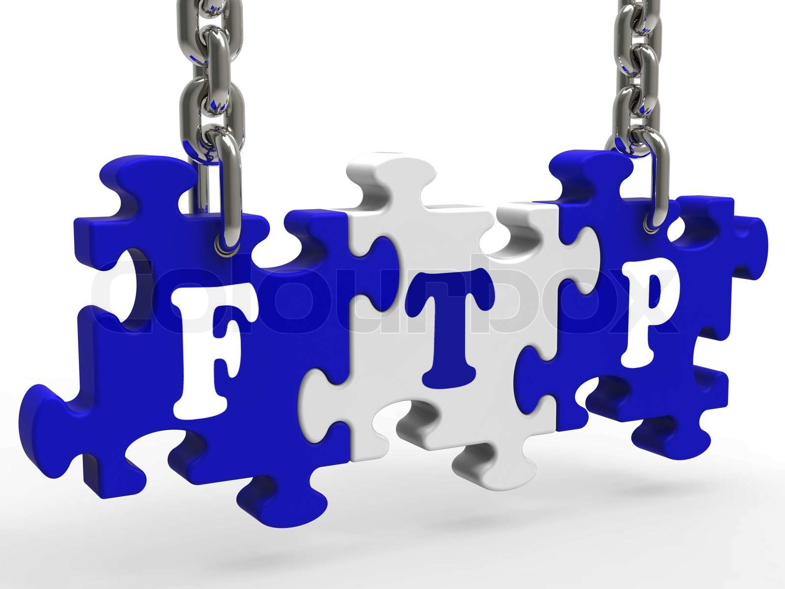 Ftp Sign Meaning File Transfer Protocol Transmission Stock Image Ftp Sign Meaning File Transfer Protocol Transmission Stock Image
