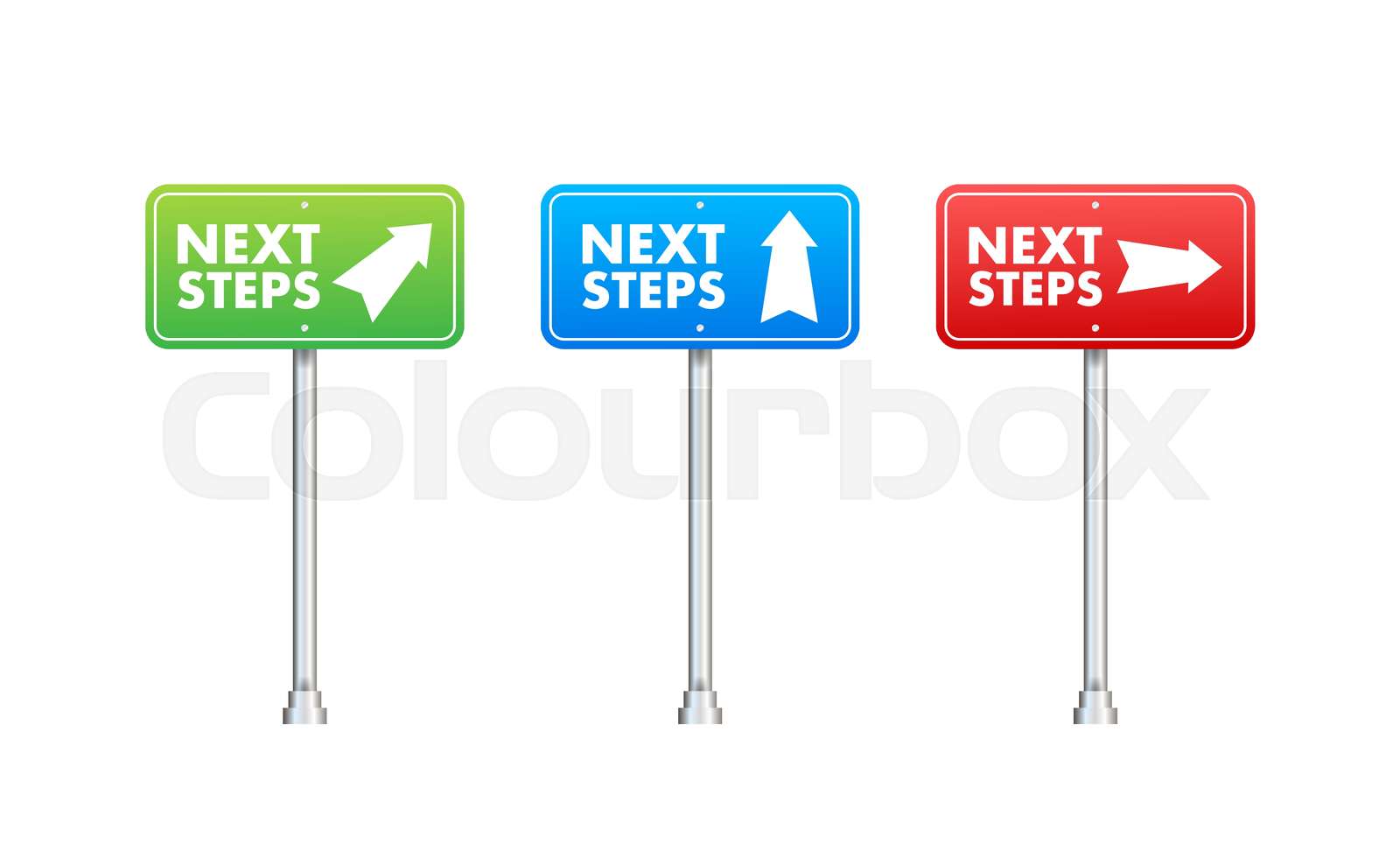 Next Steps Sign