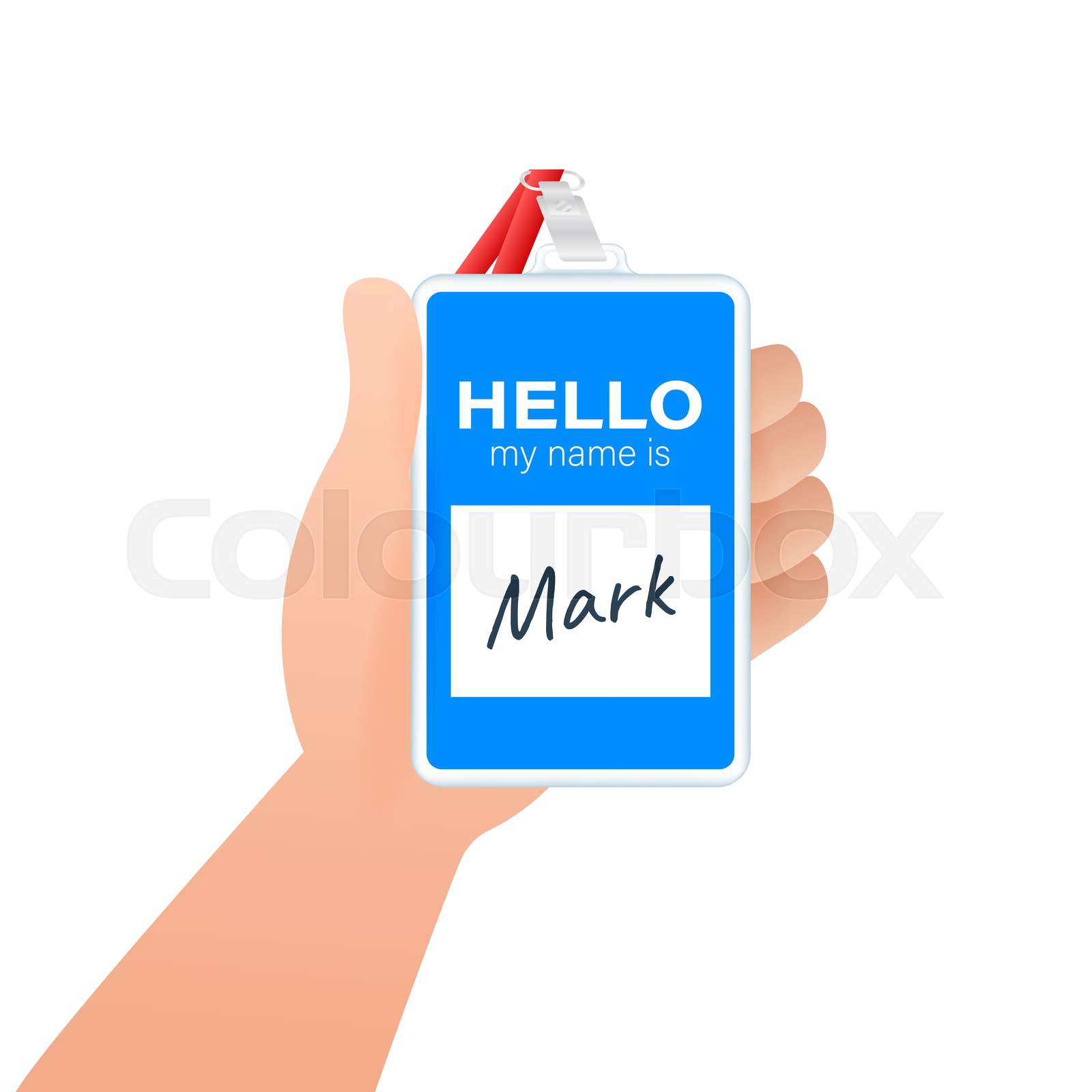 Hello My Name Is Clipart