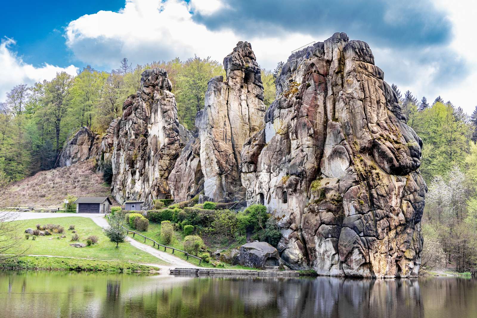 Unique rock formation Externsteine, Germany | Stock image | Colourbox