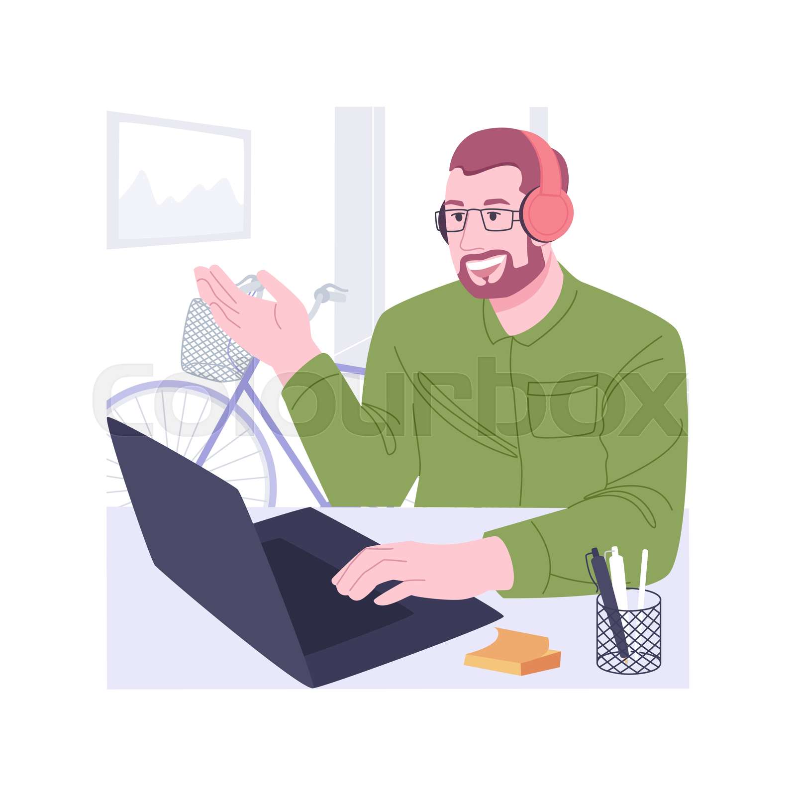 Business negotiations isolated cartoon vector illustrations. | Stock ...