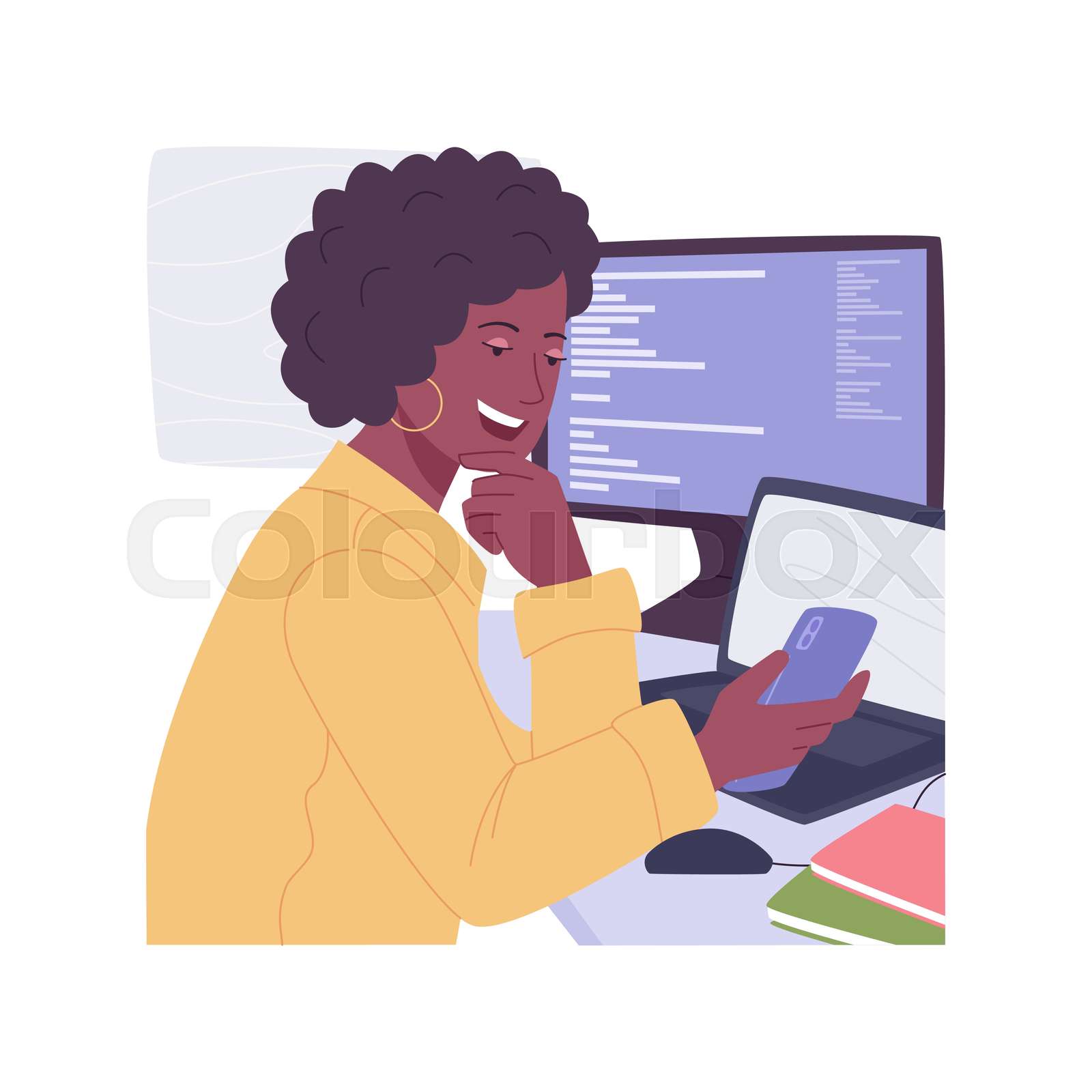 Software Testing Course Isolated Cartoon Vector Illustrations Stock Vector Colourbox