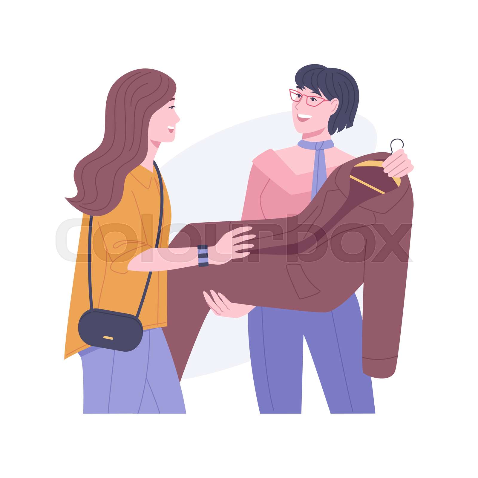 Personal stylist isolated cartoon vector illustrations. | Stock vector ...