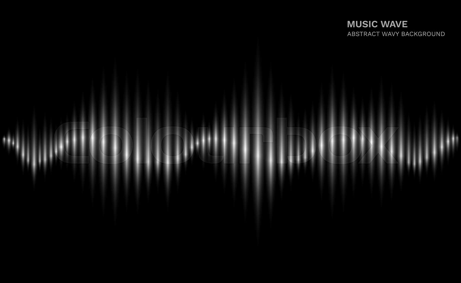 Black And White Music Waves