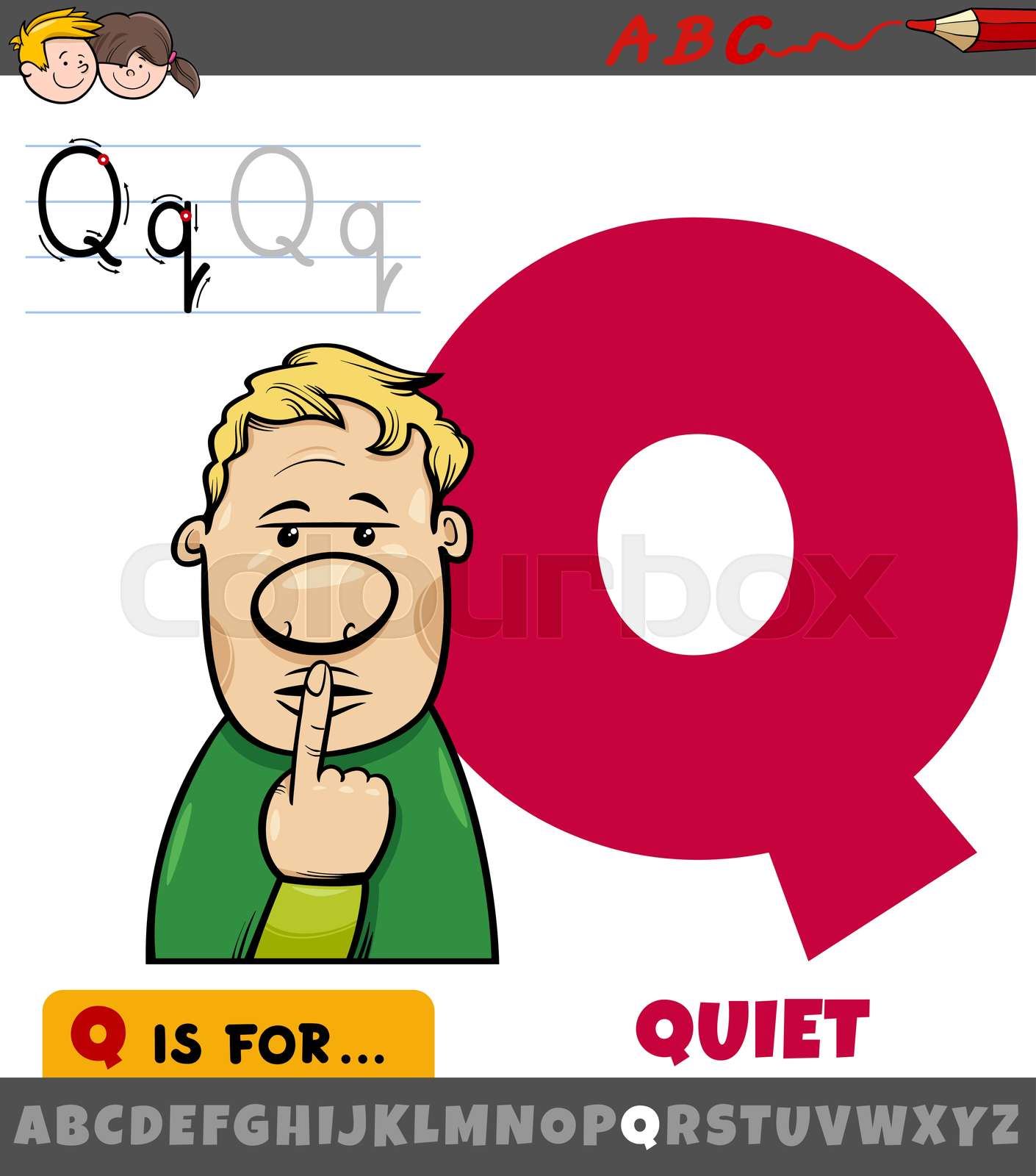 Animated Letter Q