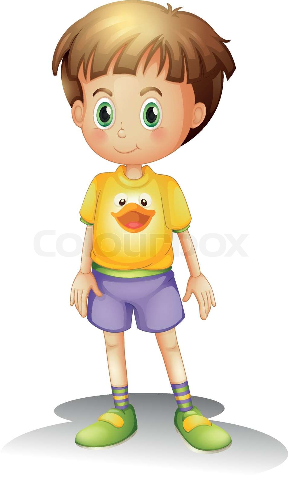 a boy | Stock vector | Colourbox