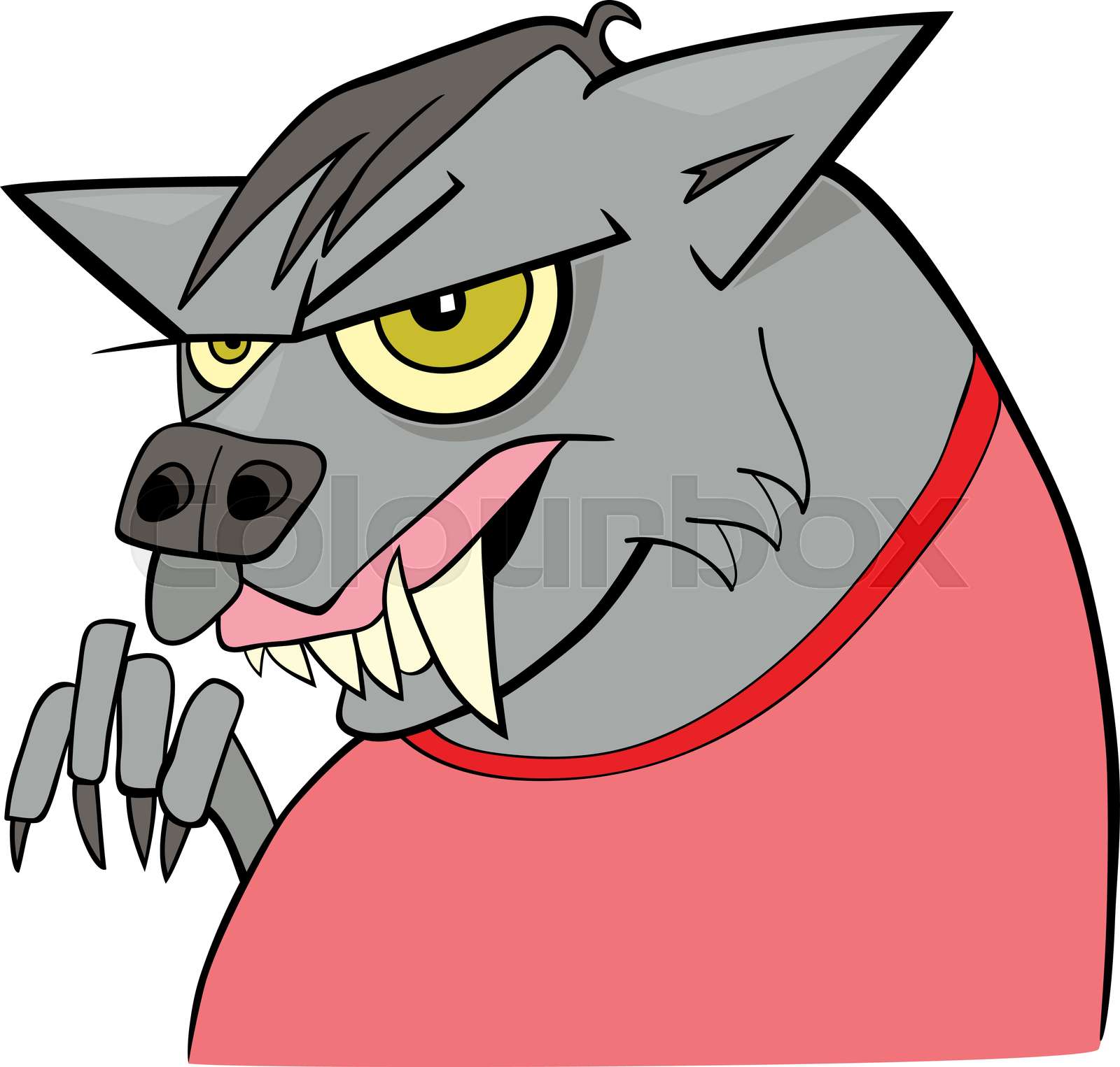 cartoon werewolf | Stock vector | Colourbox