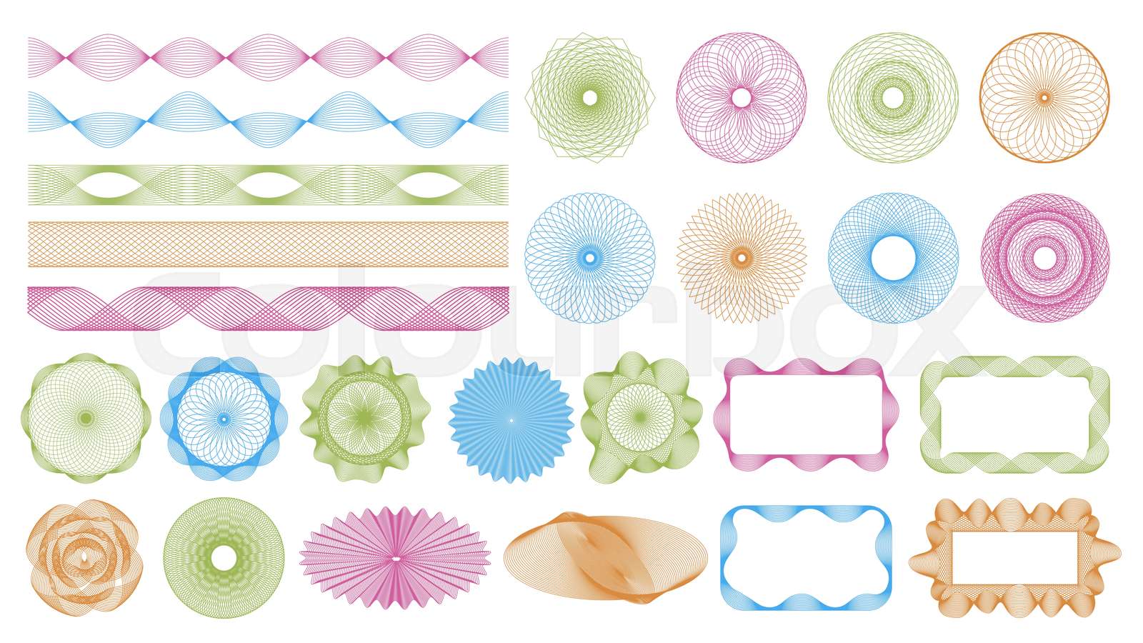 Guilloche Pattern Illustrator