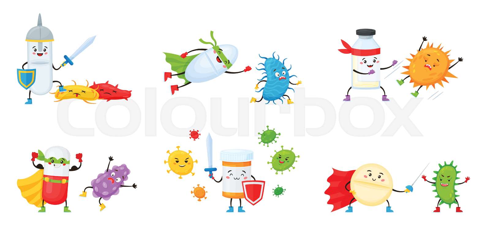 Good Bacteria Cartoon