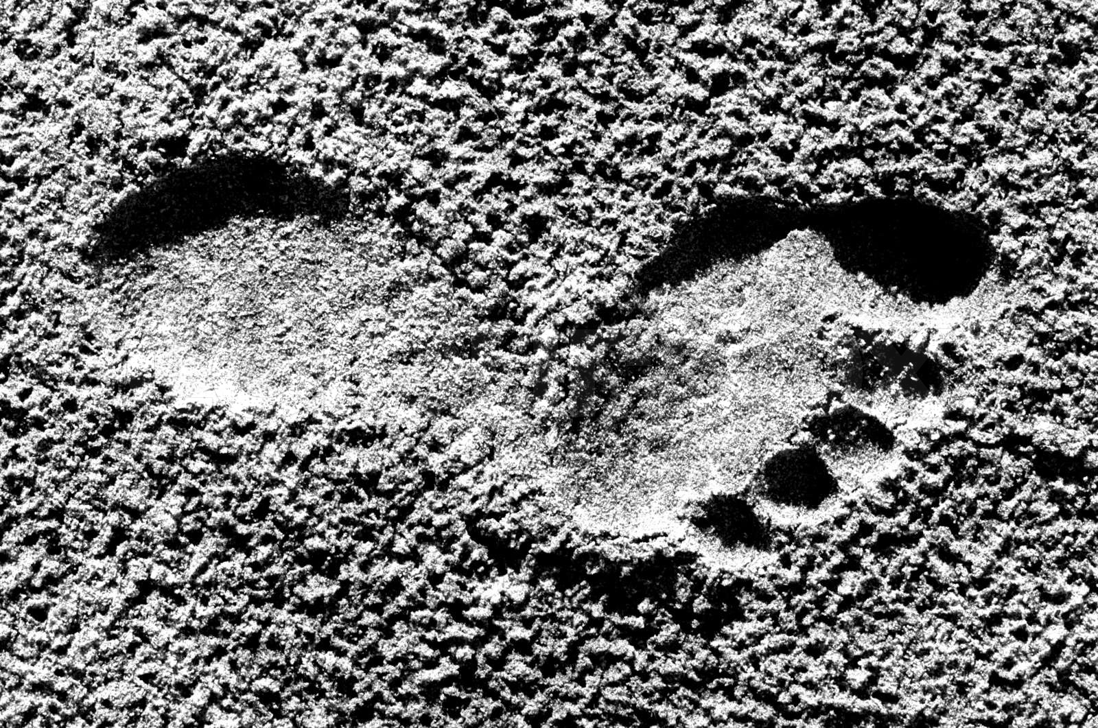 Foot mark | Stock image | Colourbox