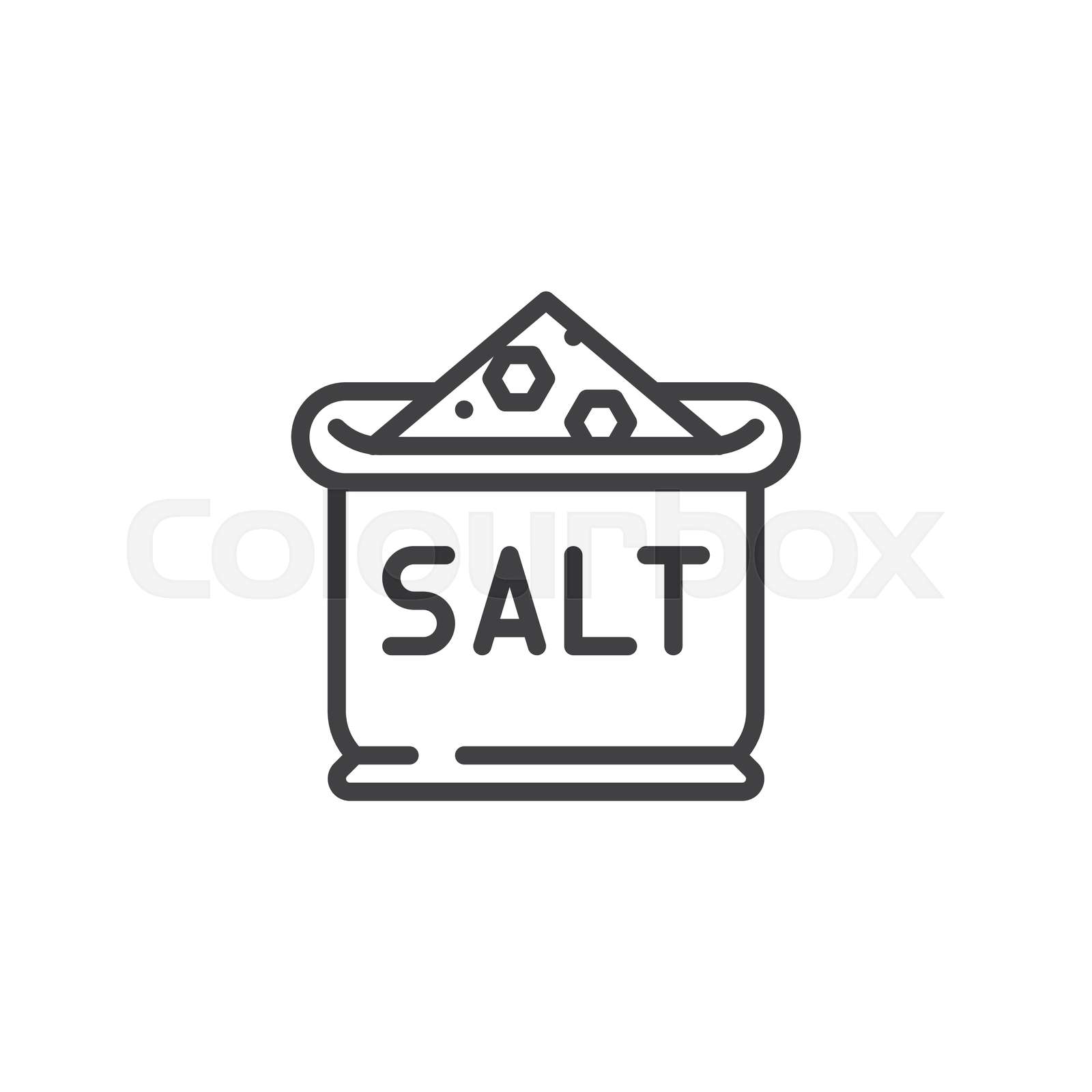 Salt Icon Vector