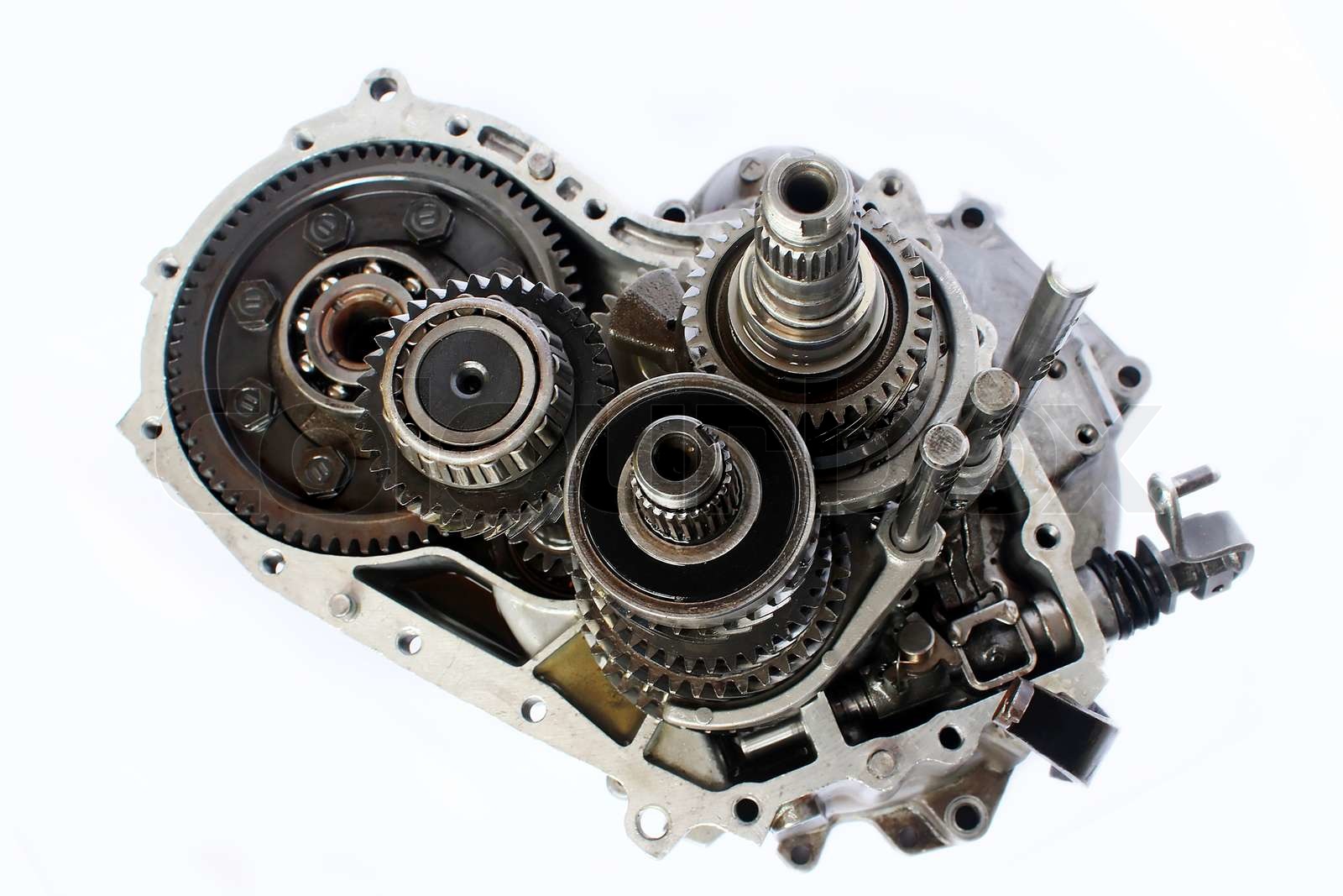 automobile-gear-box-stock-image-colourbox