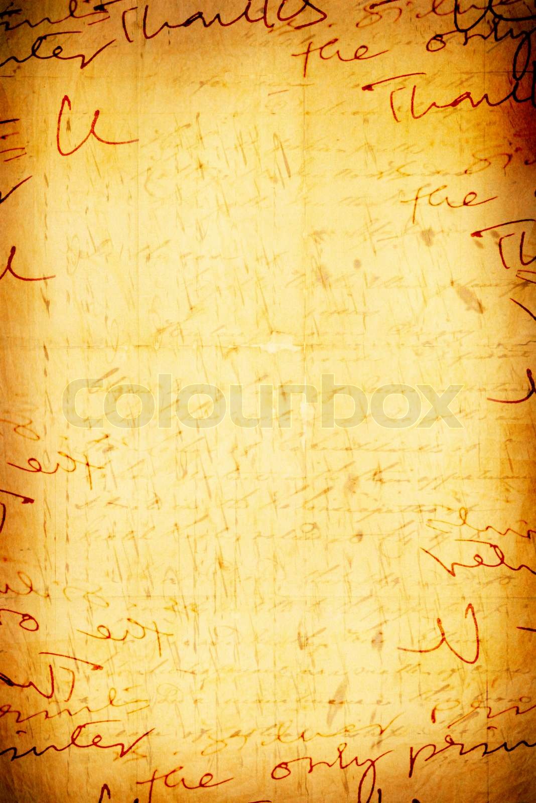 Altes Papier | Stock Bild | Colourbox