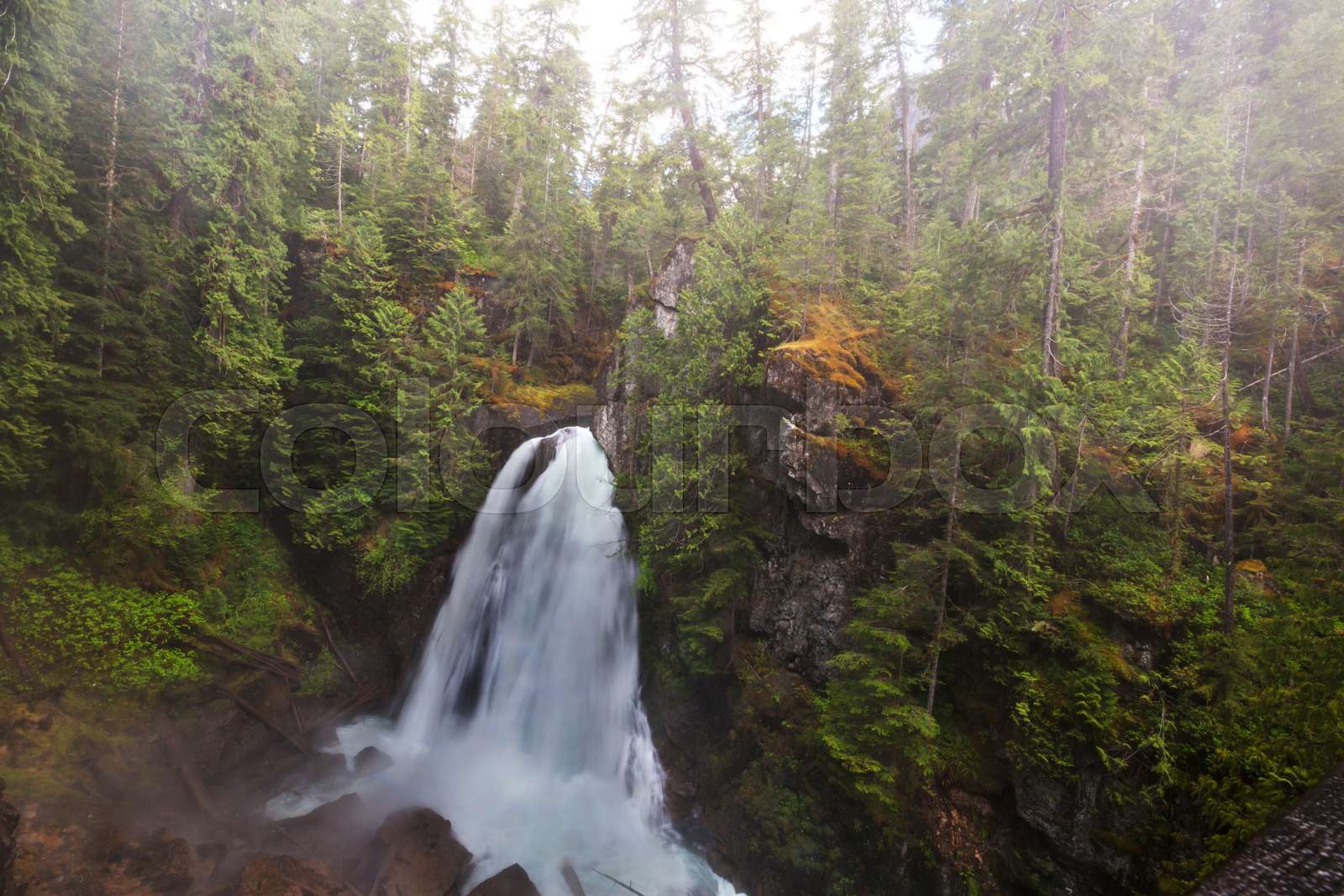 Waterfall in Canada | Stock image | Colourbox