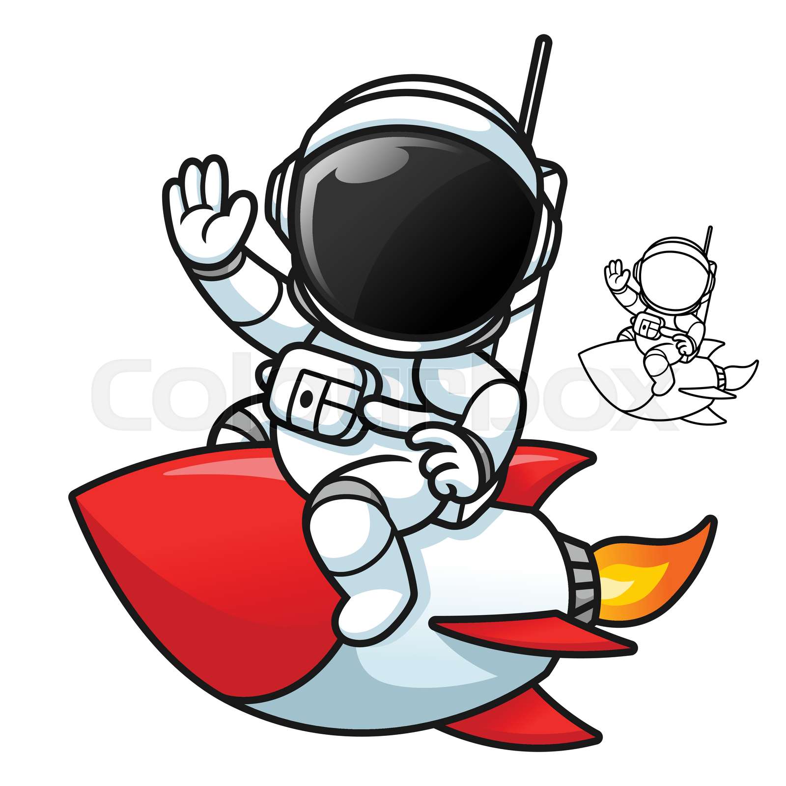 Model Rocket Clipart Black And White