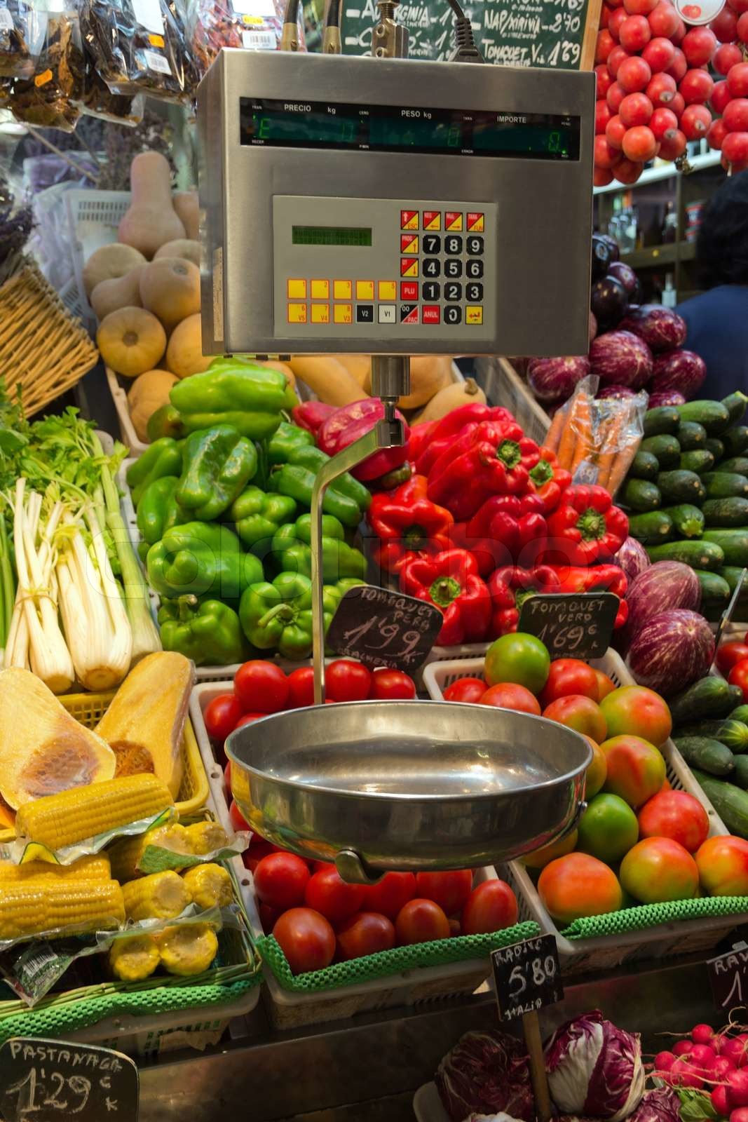 Vegetables scales | Stock image | Colourbox
