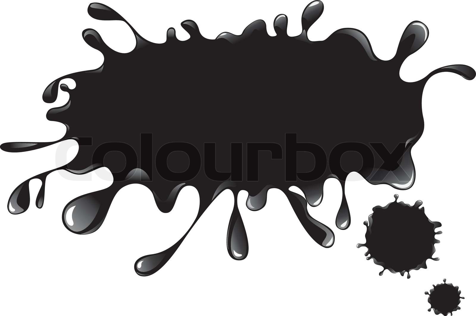 ink blob | Stock vector | Colourbox