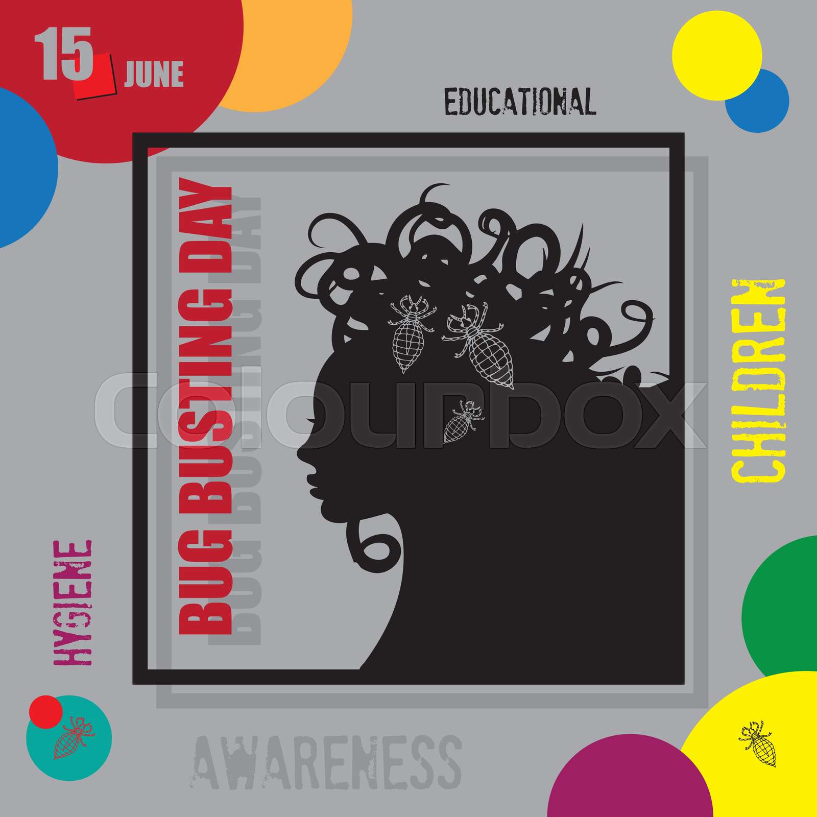 Bug Busting Day | Stock vector | Colourbox