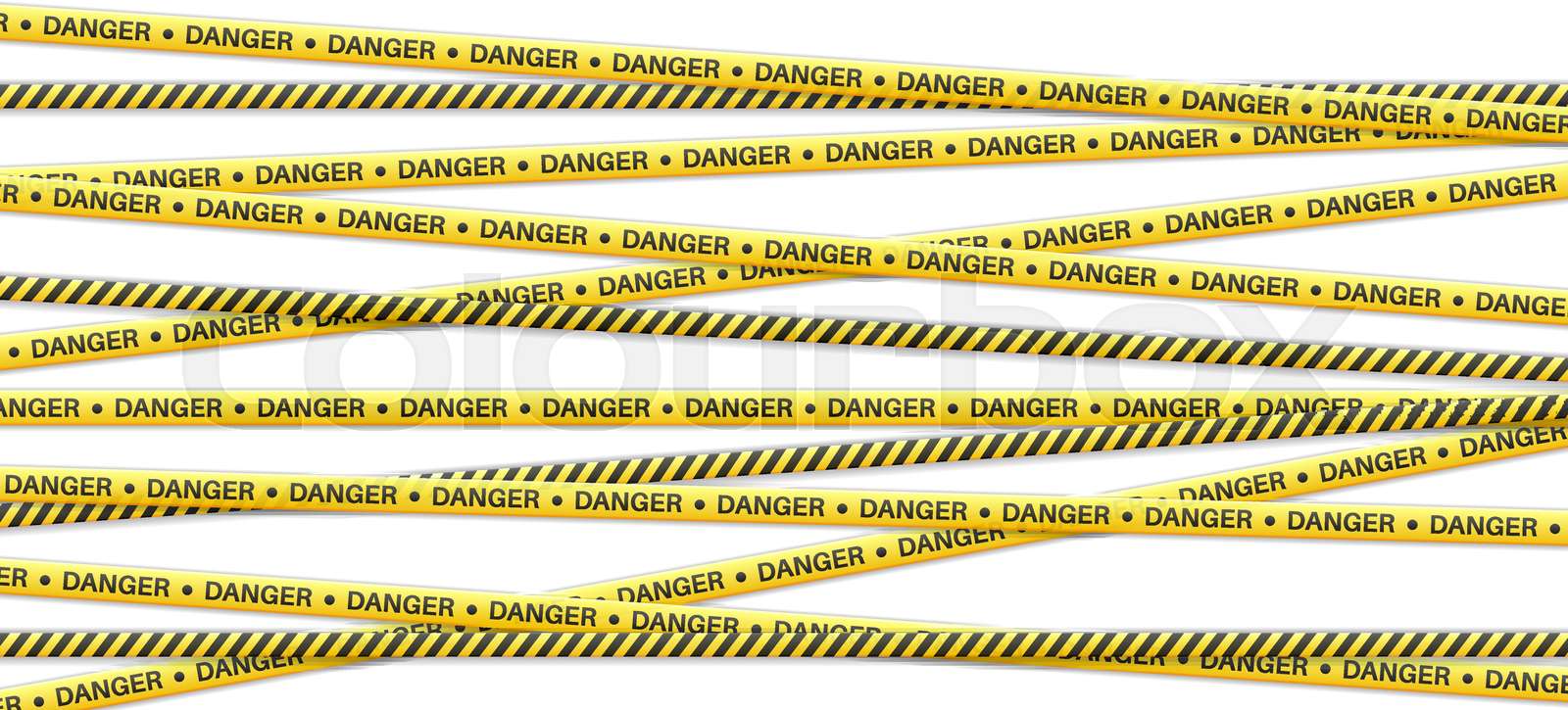 Danger tape | Stock vector | Colourbox
