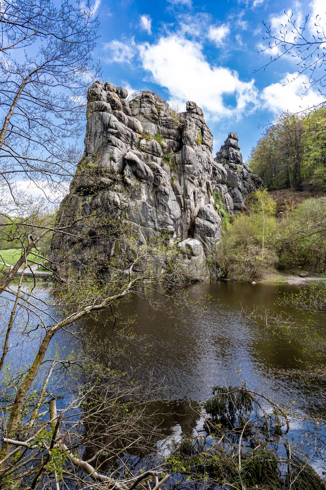 Unique rock formation Externsteine, Germany | Stock image | Colourbox
