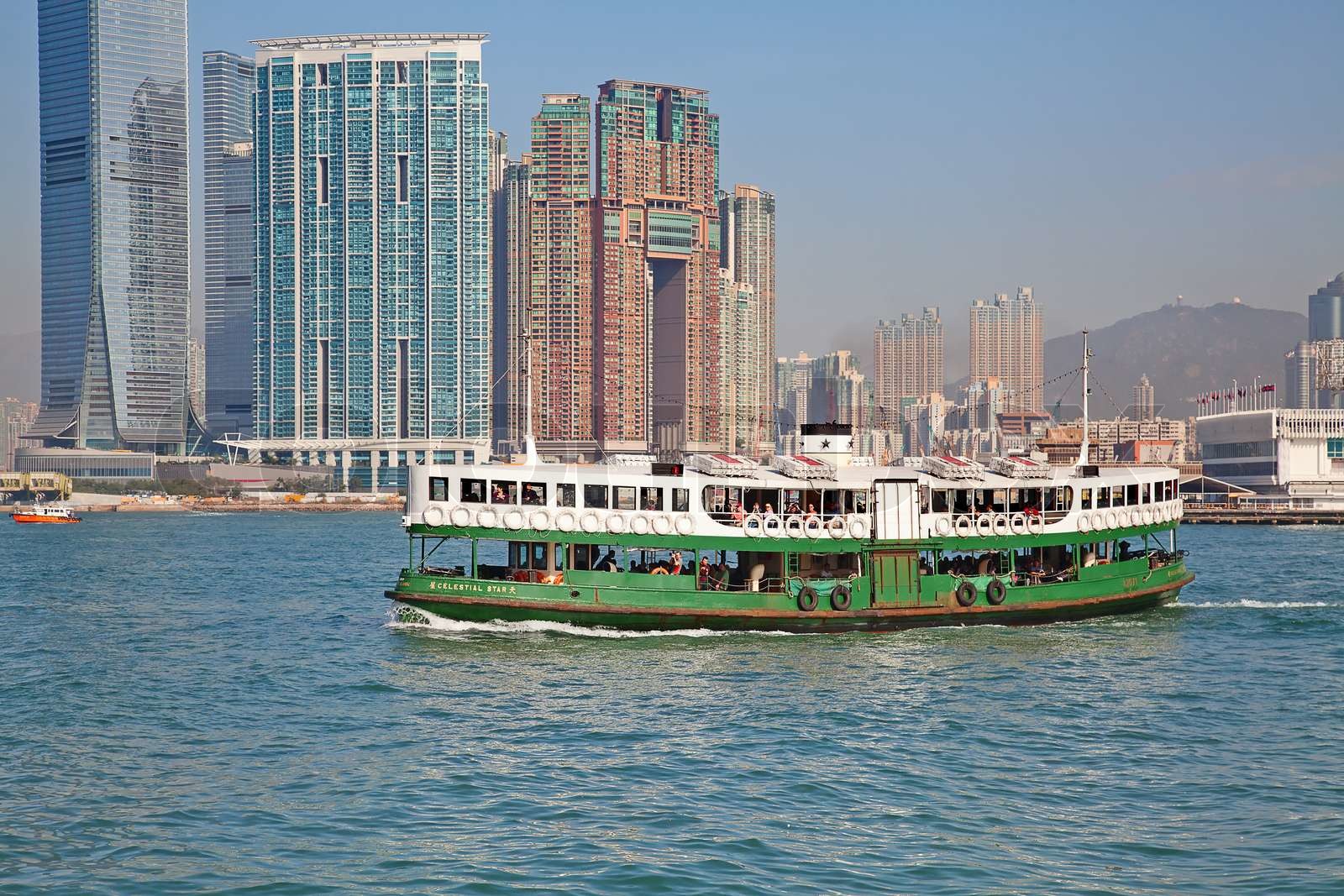 Hong Kong ferry | Stock image | Colourbox