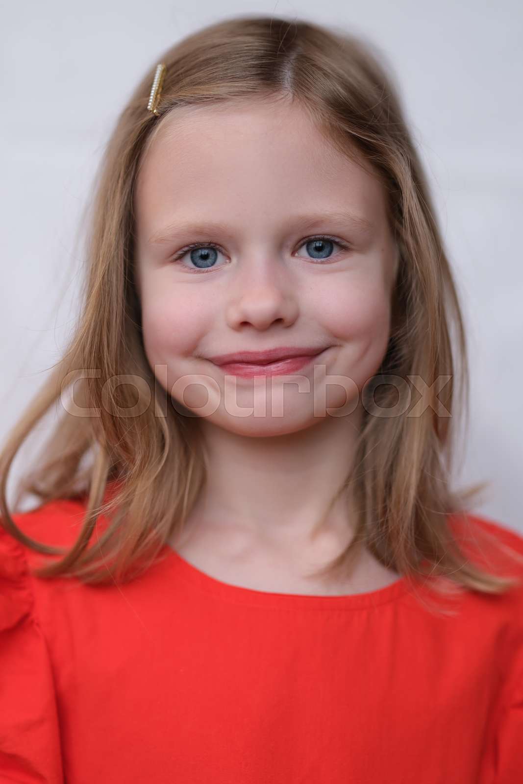 mädchen, wenig, portrait | Stock Bild | Colourbox