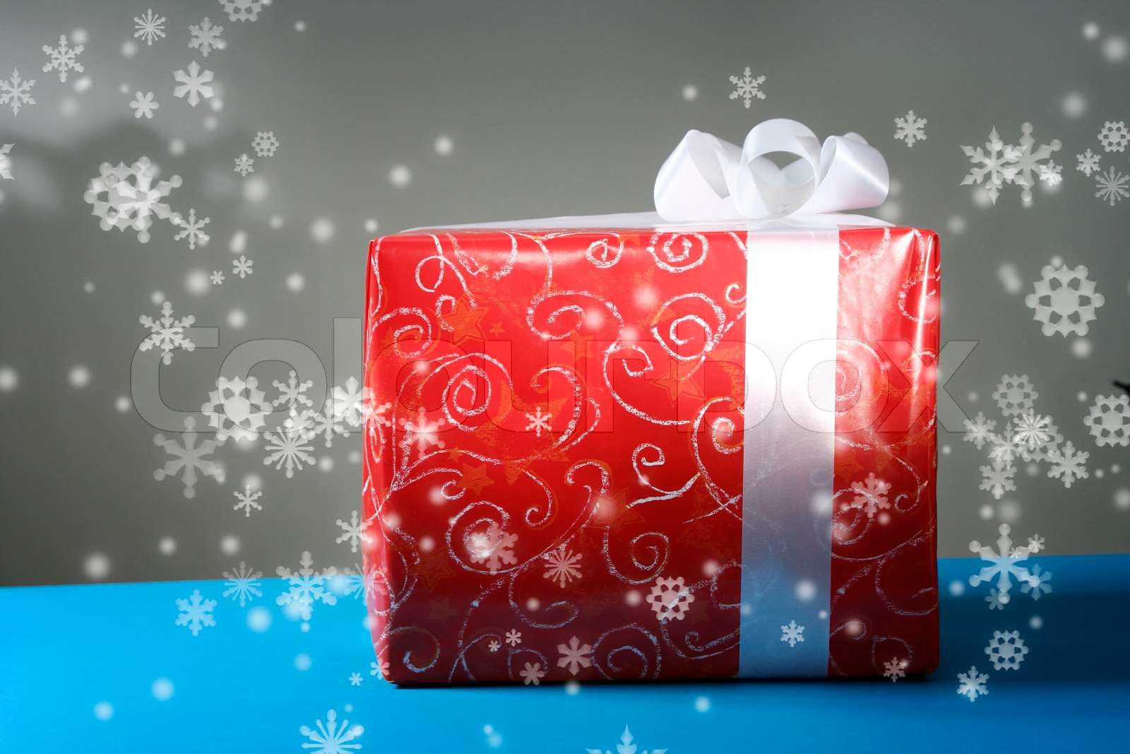 Present box | Stock image | Colourbox