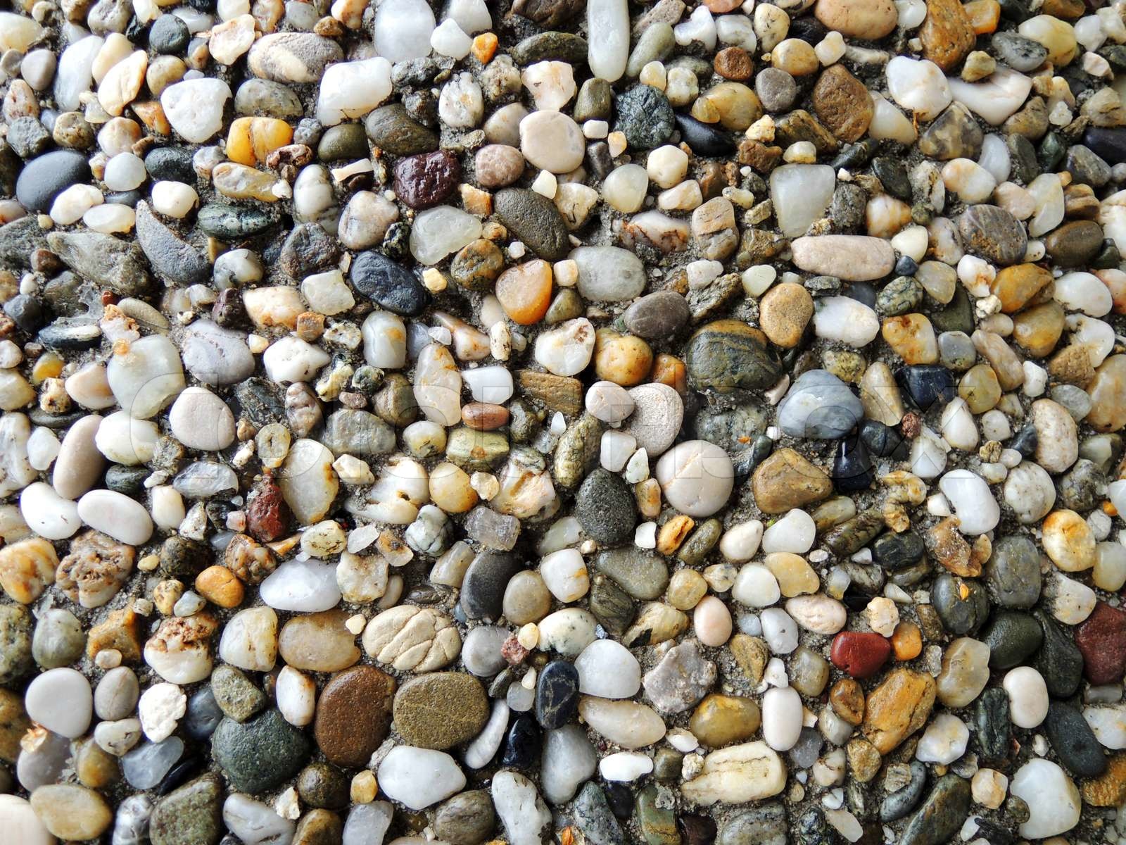 Gravel texture | Stock image | Colourbox