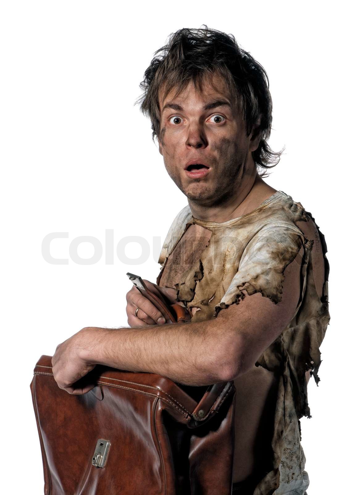 Burnt man | Stock image | Colourbox