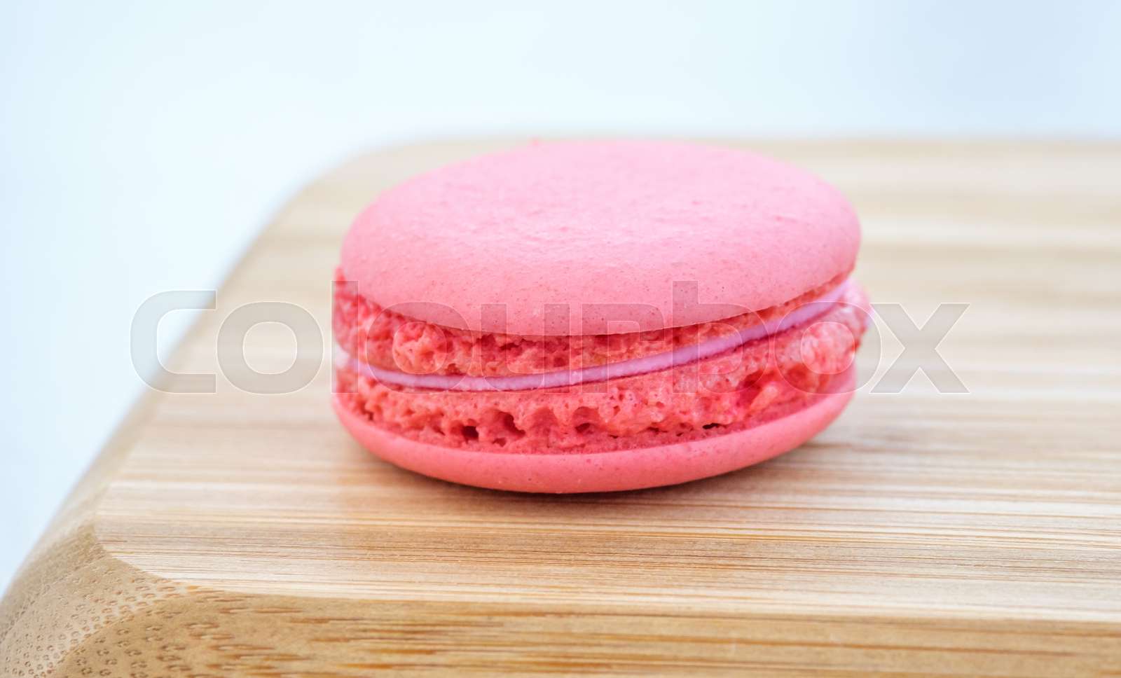 Pink macaroon | Stock image | Colourbox