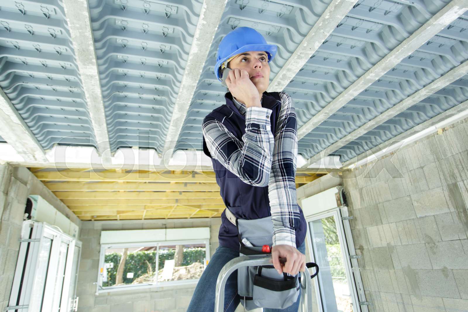 weiblich, architekt, arbeiter | Stock Bild | Colourbox