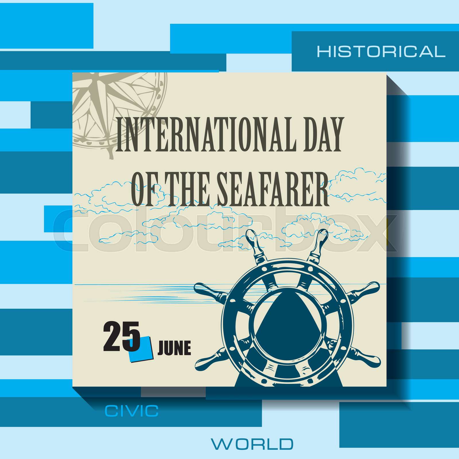 International Day of the Seafarer | Stock vector | Colourbox